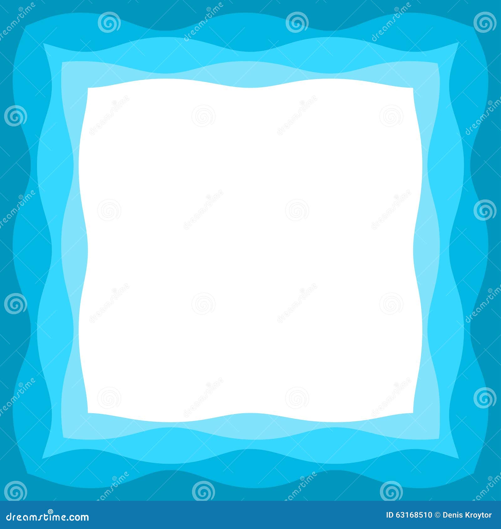 Der blaue Rahmen vektor abbildung. Illustration von netz - 63168510