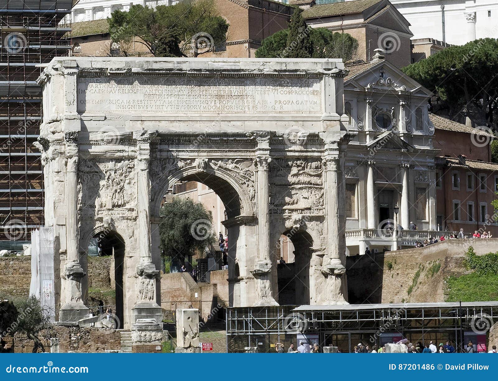 Der Bogen von Titus, Rom redaktionelles foto. Bild von aufgerichtet ...