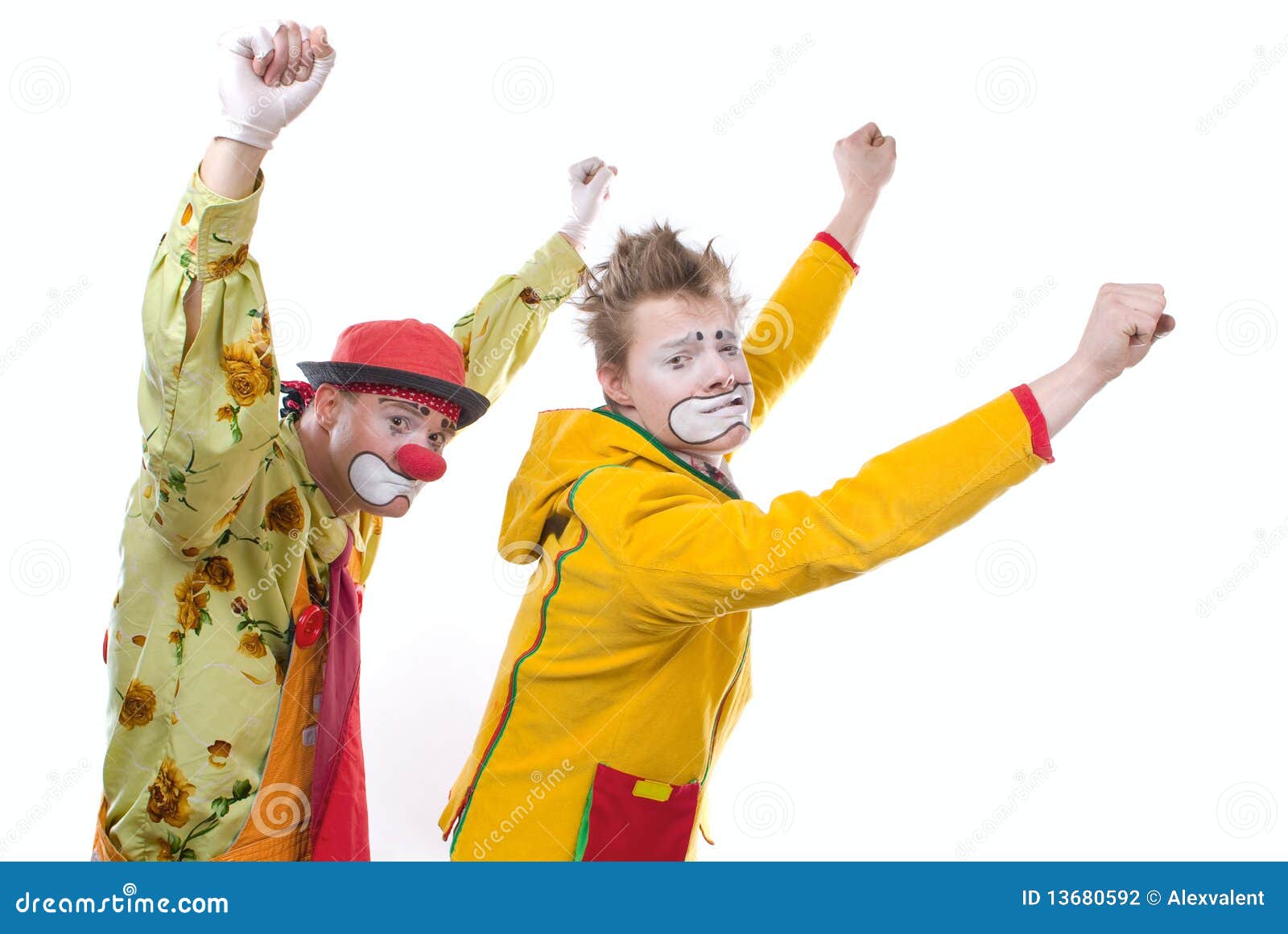 Der Clown stockfoto. Bild von trick, aufstand, stimmung - 13680592