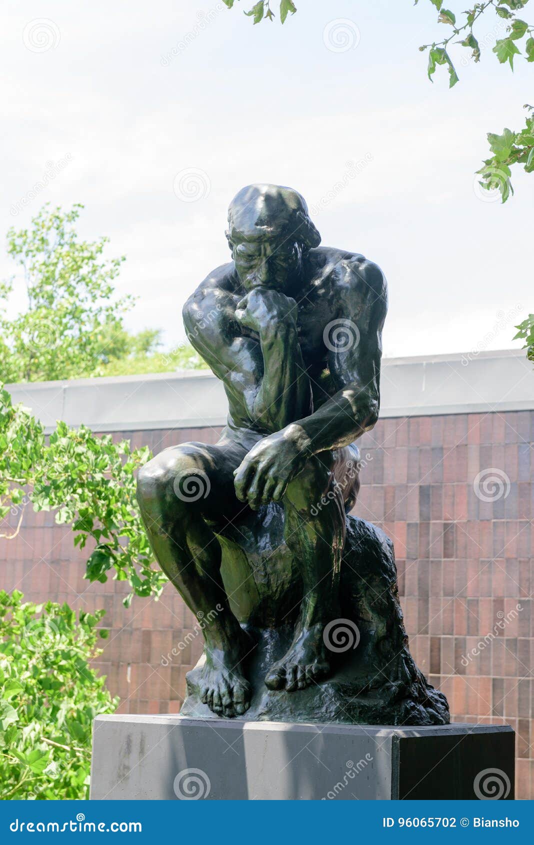 Der Denker Von Auguste Rodin in Norton Simon Museum Redaktionelles ...