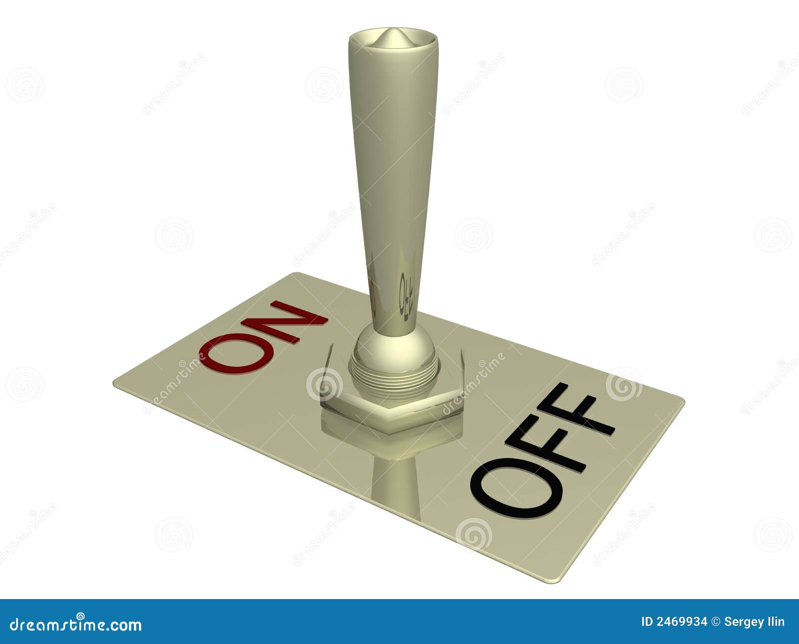 Der elektrische Schalter stock abbildung. Illustration von ...