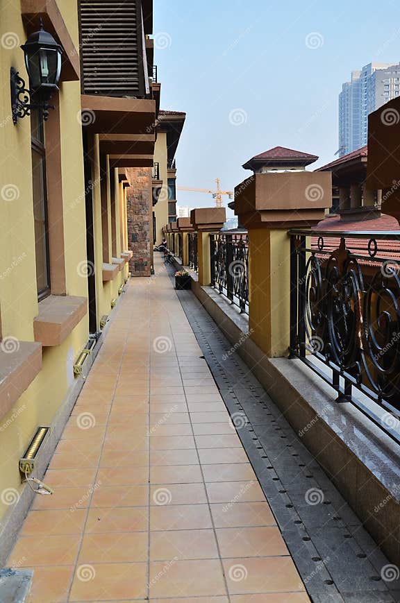 Der Flur stockbild. Bild von flur, fenster, architektur - 21883065