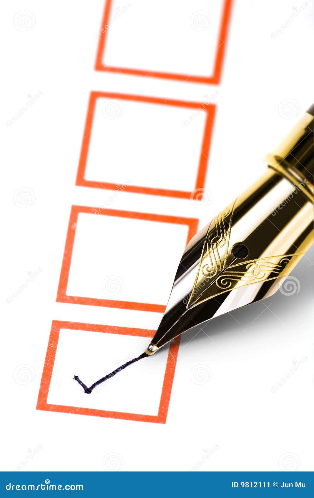 Der Fragebogen stockbild. Bild von papier, zusammenstellung - 9812111