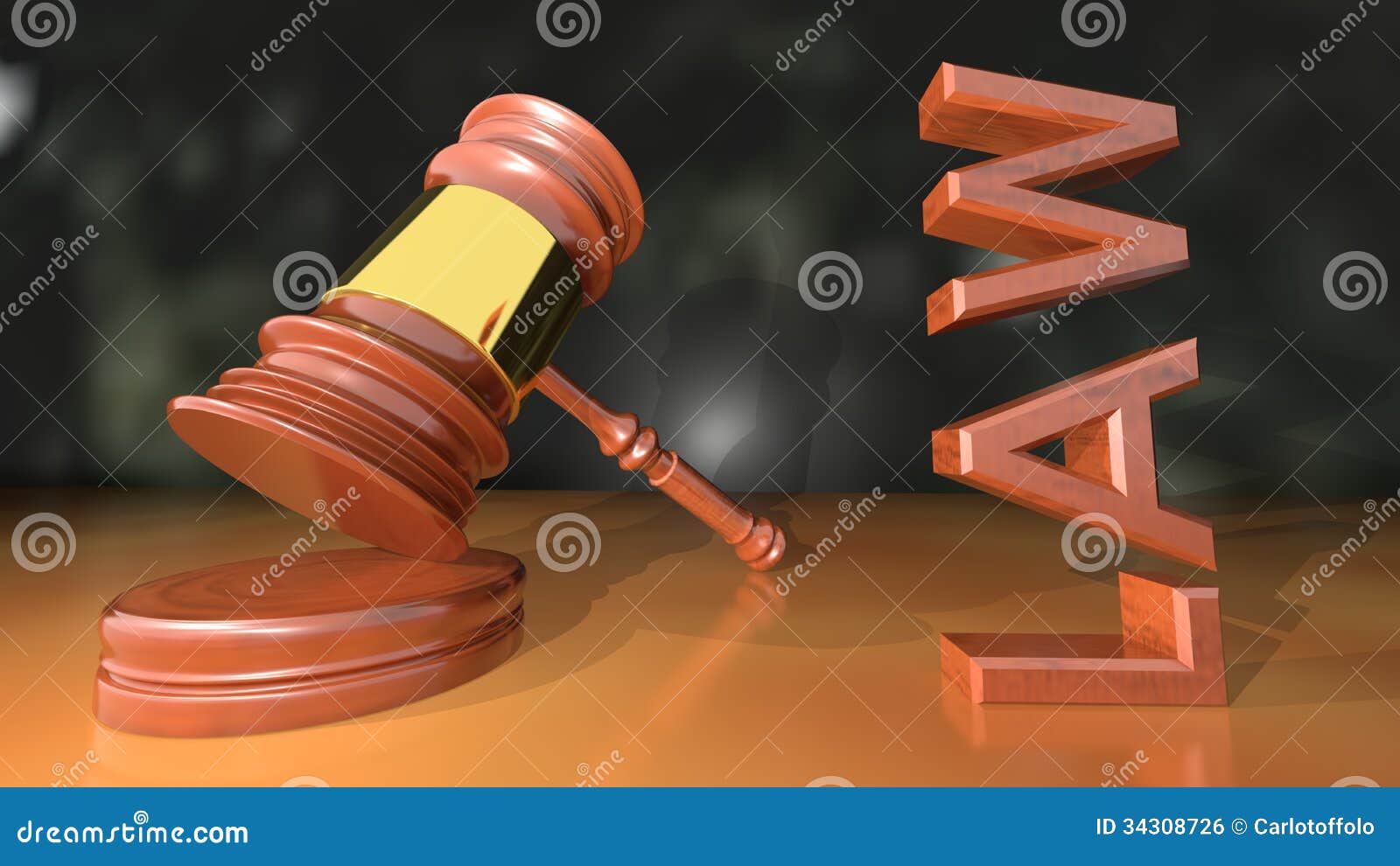 Der Hammer Des Richters - Gesetz Stock Abbildung - Illustration von ...