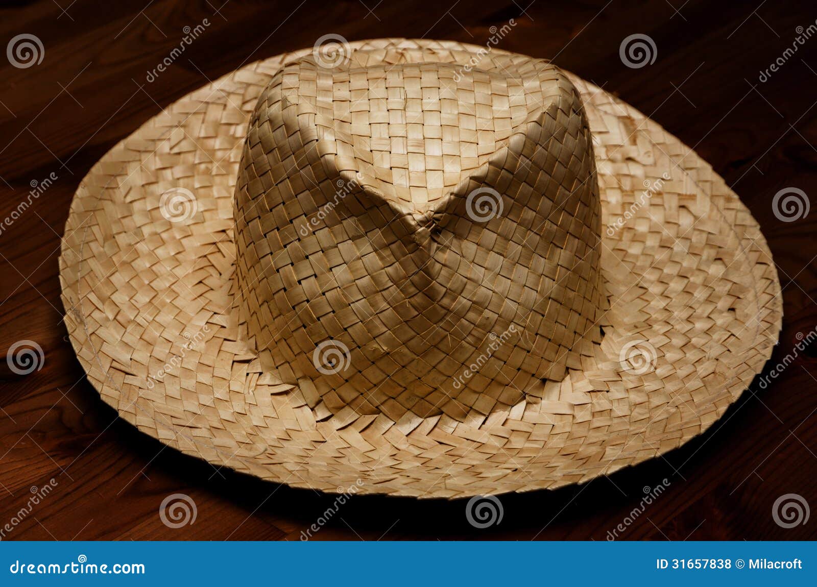 Der Hut des Landwirts stockfoto. Bild von gealtert, bauernhof - 31657838