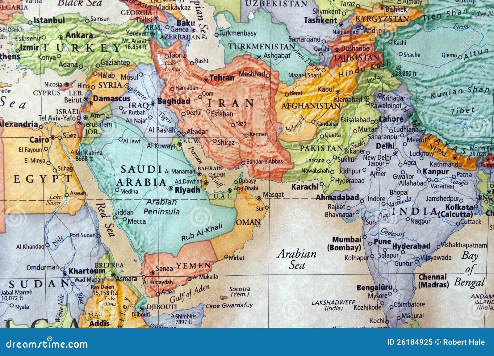 Der Iran stockbild. Bild von saudi, konflikt, entdeckung - 26184925