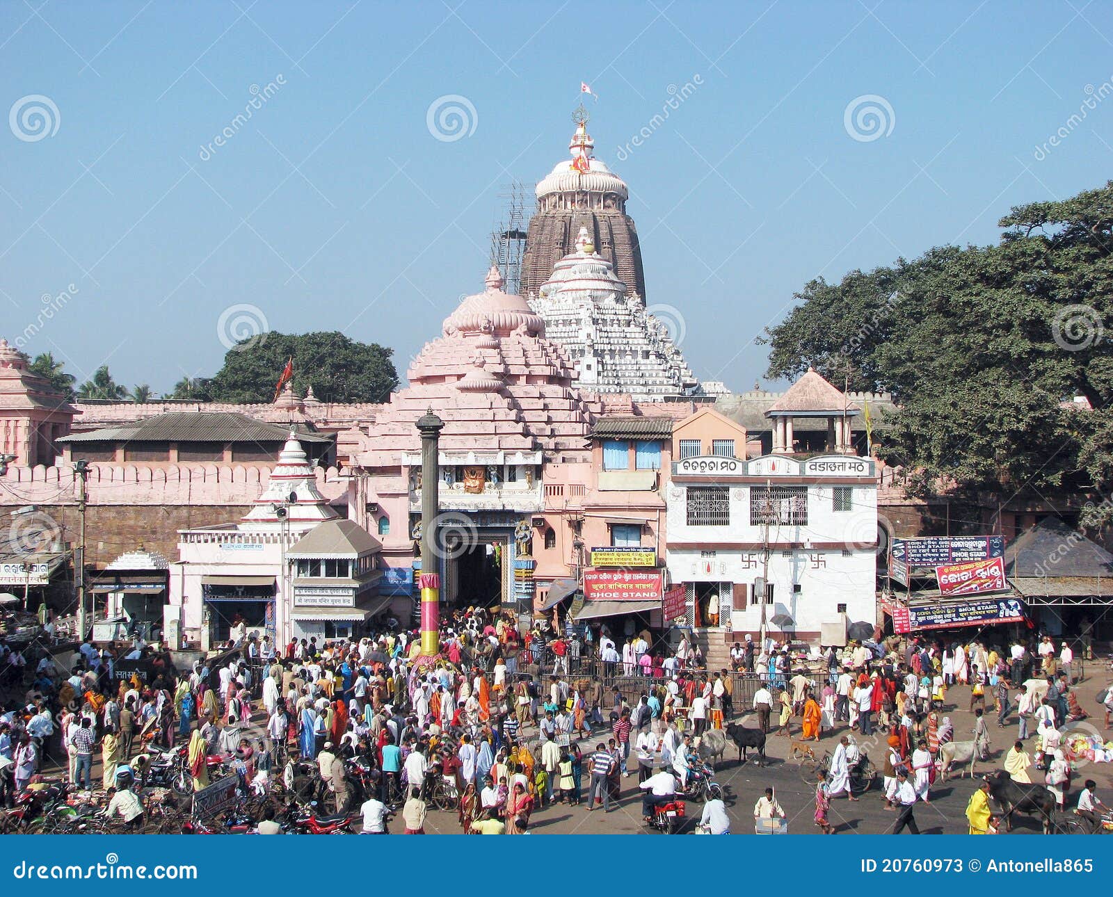 Der Jagannath Tempel in Puri Redaktionelles Stockfoto - Bild von heilig ...