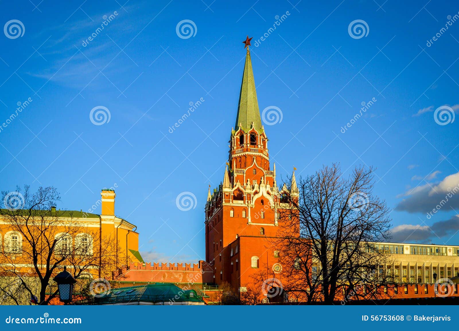 Der Kreml in Turm Russlands Der Kreml Stockfoto - Bild von himmel ...