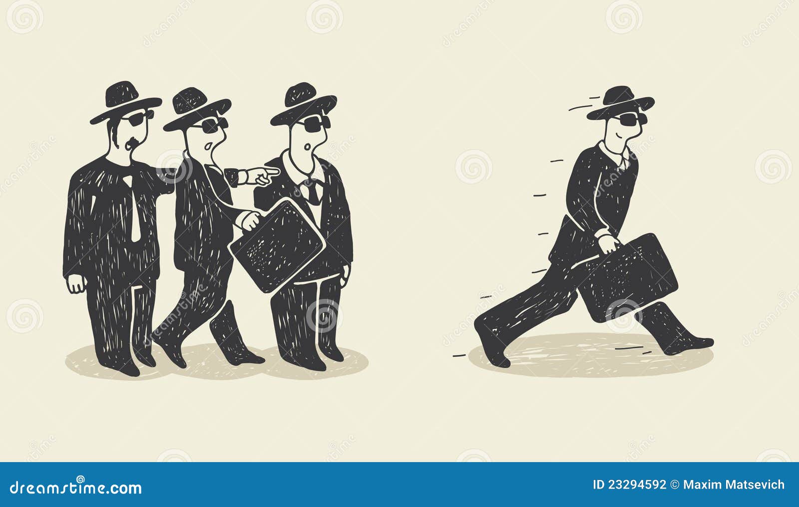 Der Neid vektor abbildung. Illustration von erstaunen - 23294592