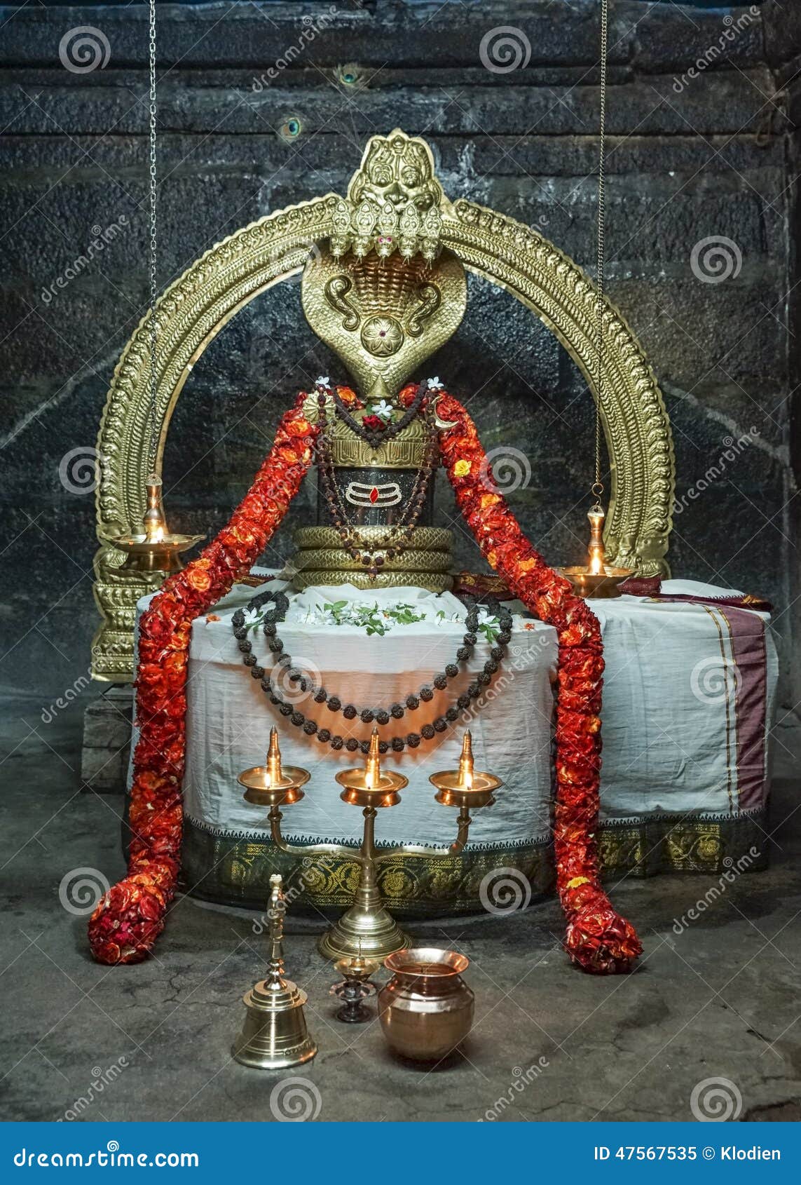 Der Niruthi Shiva Lingam in Thiruvannamalai Redaktionelles Bild - Bild ...
