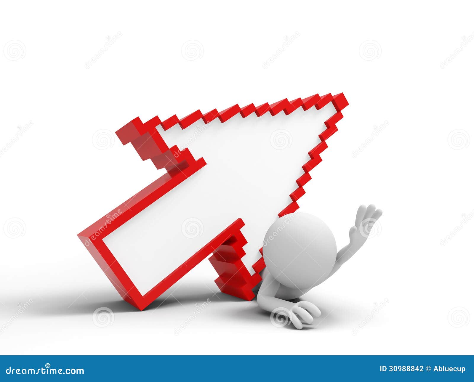 Der Pfeil stock abbildung. Illustration von geschäft - 30988842