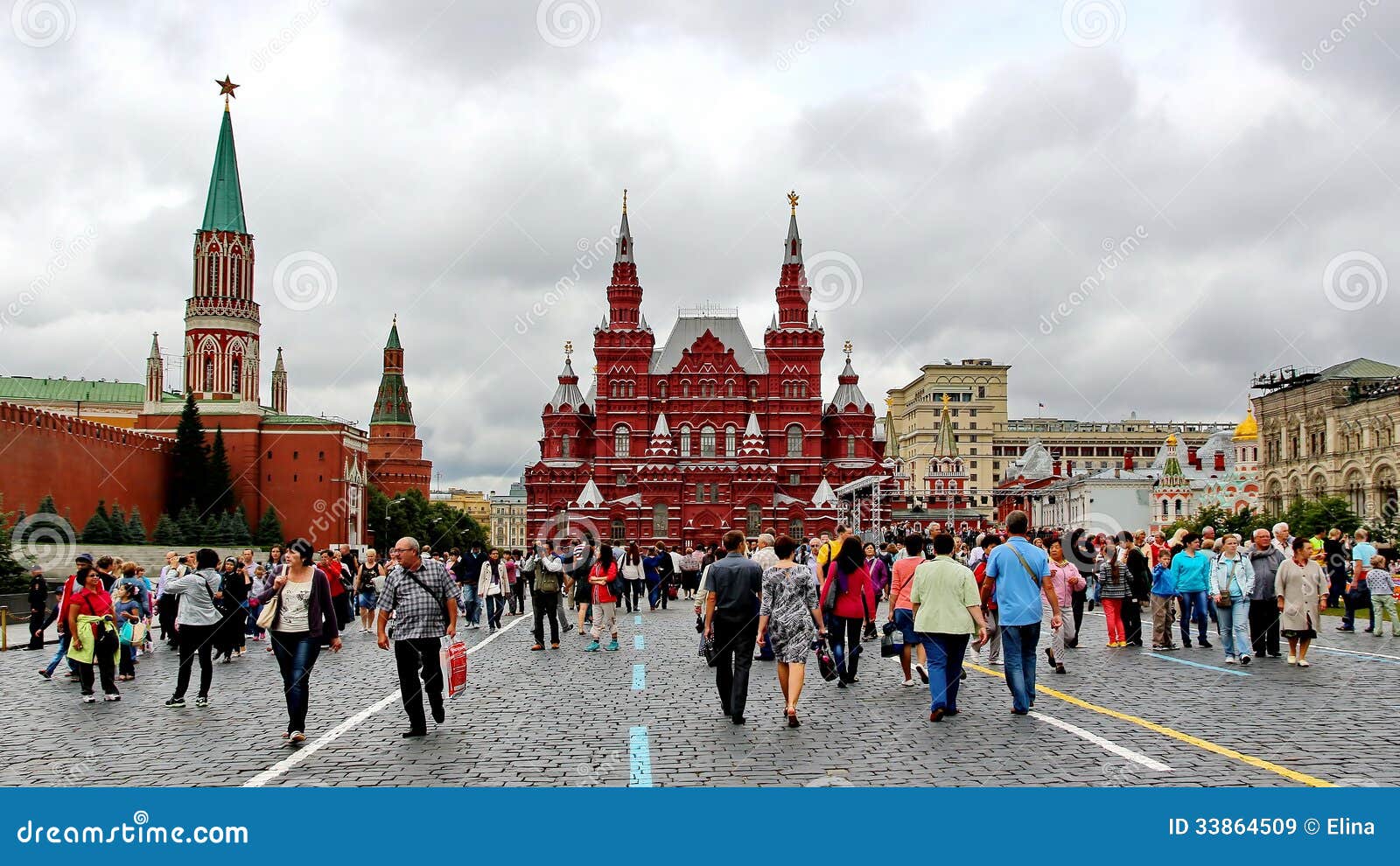 Der Rote Platz in Moskau, Russland Redaktionelles Stockbild - Bild von ...