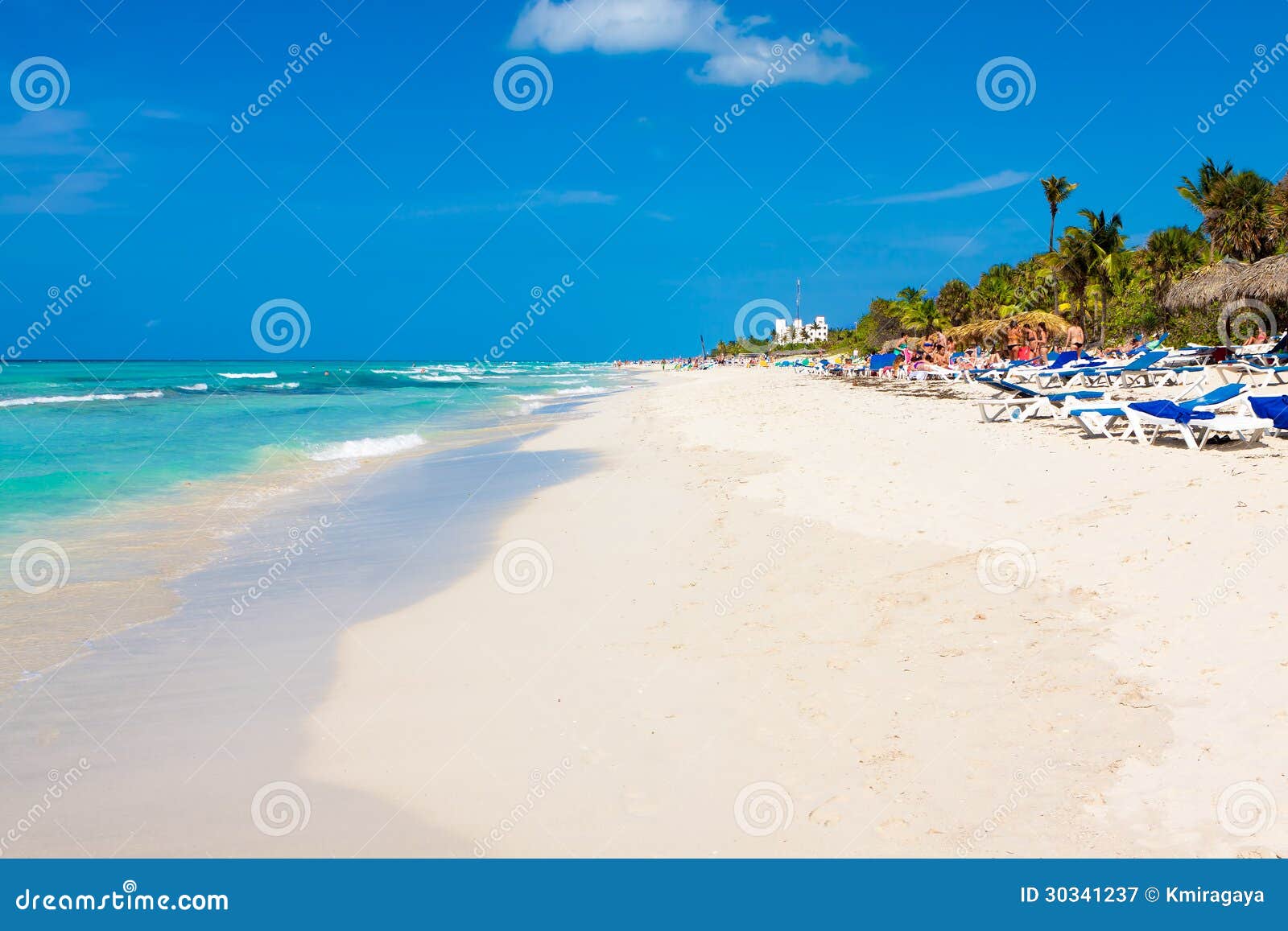 Der Schöne Varadero-Strand in Kuba Stockbild - Bild von amerika, kuba ...
