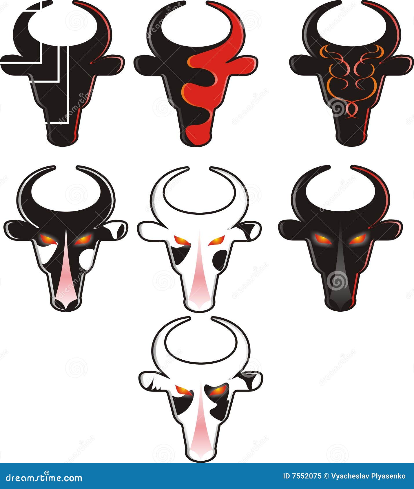 Der Stier, Symbol Des Jahres Vektor Abbildung - Illustration von vektor ...