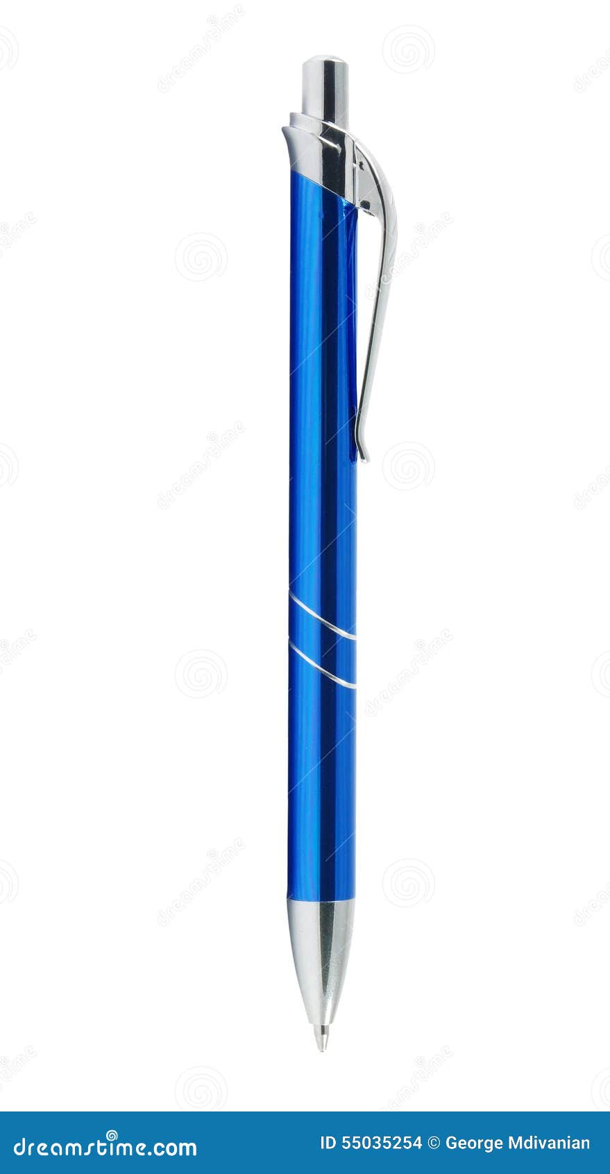 Der Stift stockfoto. Bild von blau, plastik, büro, tinte - 55035254