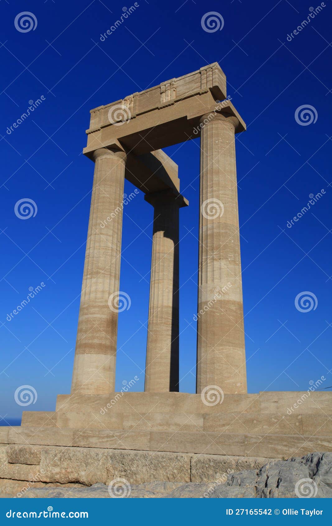 Der Tempel von Apollo stockfoto. Bild von gebäude, küste - 27165542