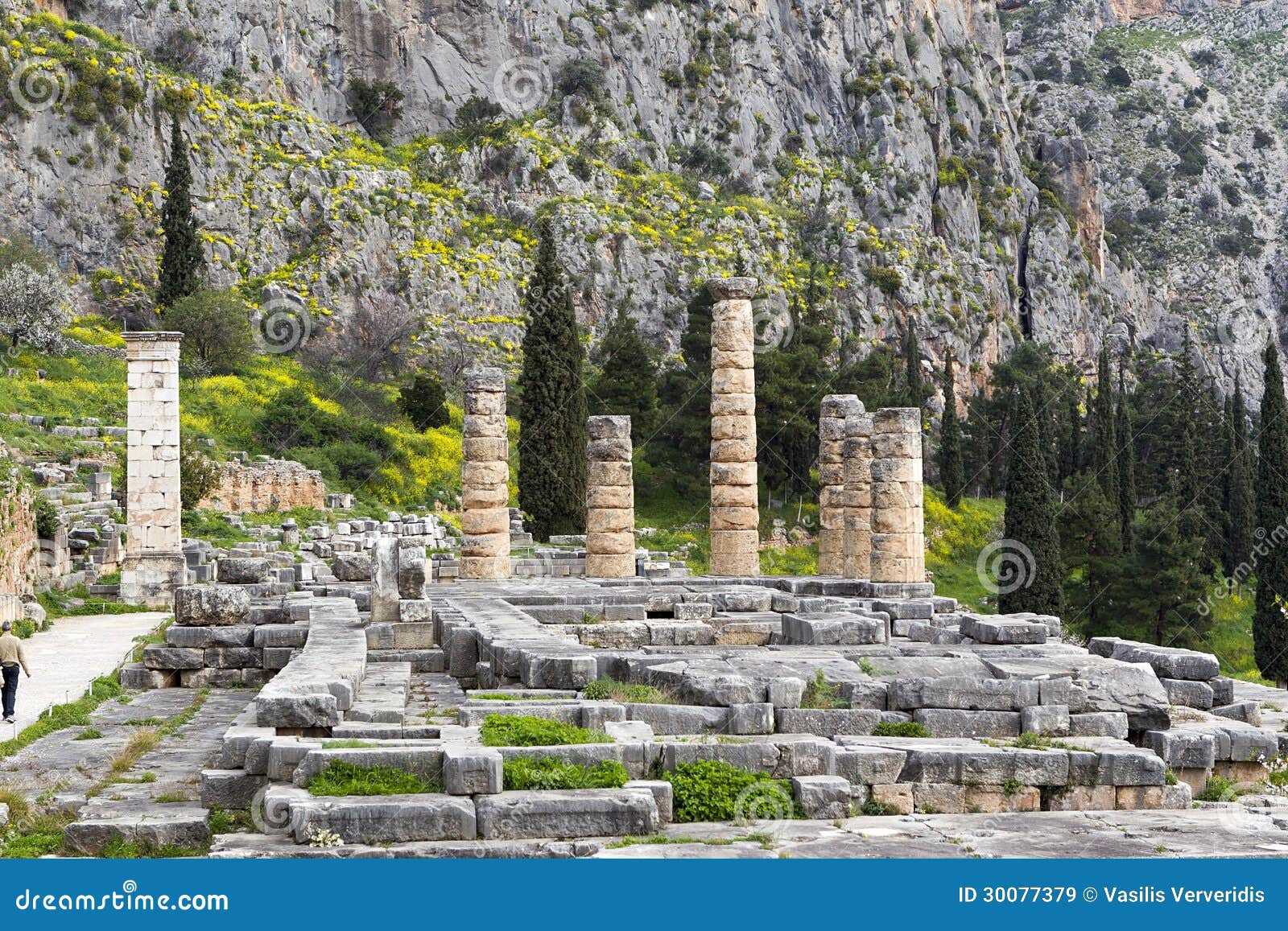 Der Tempel von Apollo stockbild. Bild von architektur - 30077379