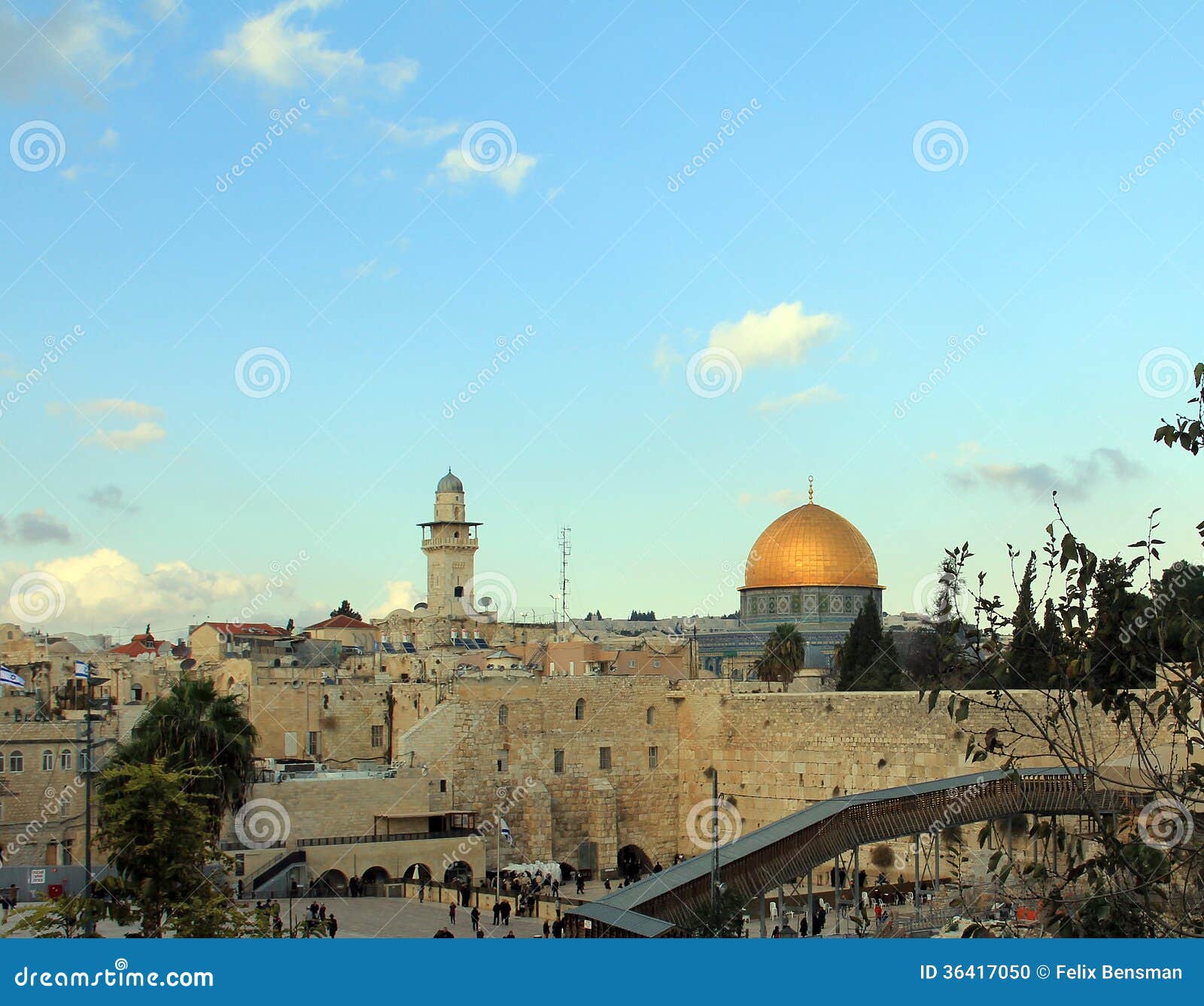 Der Tempelberg in Der Alten Stadt Von Jerusalem Redaktionelles Bild ...