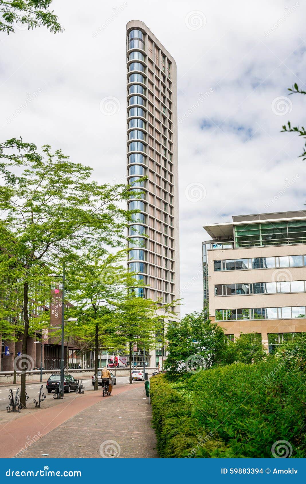 Der Vesteda-Turm redaktionelles stockbild. Bild von merkmal - 59883394