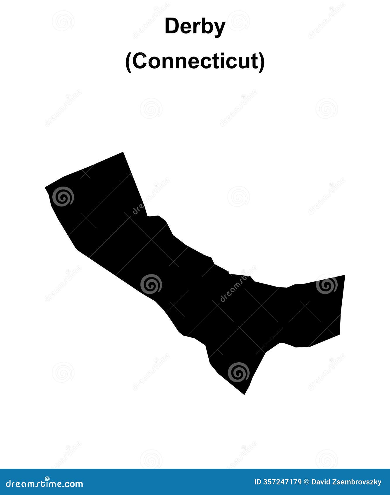 Derby outline map stock vector. Illustration of empty - 357247179