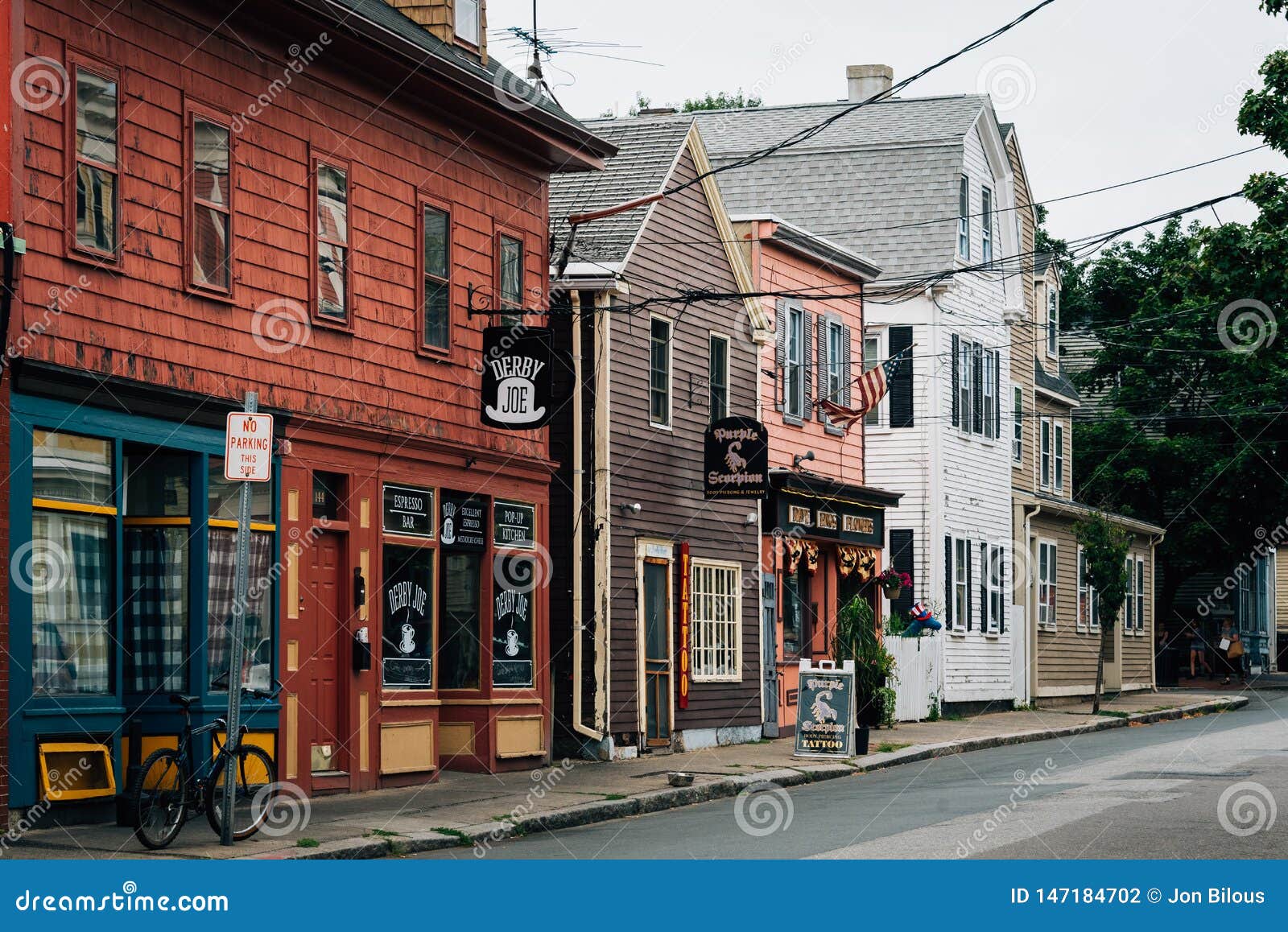 Derby Street, in Salem, Massachusetts Editorial Photography - Image of ...