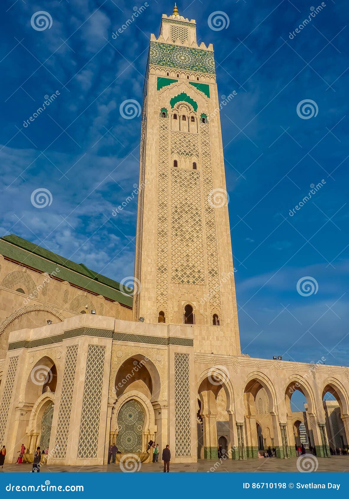 Derde - Grootste Moskee Hassan II in Casablanca Marokko Redactionele ...