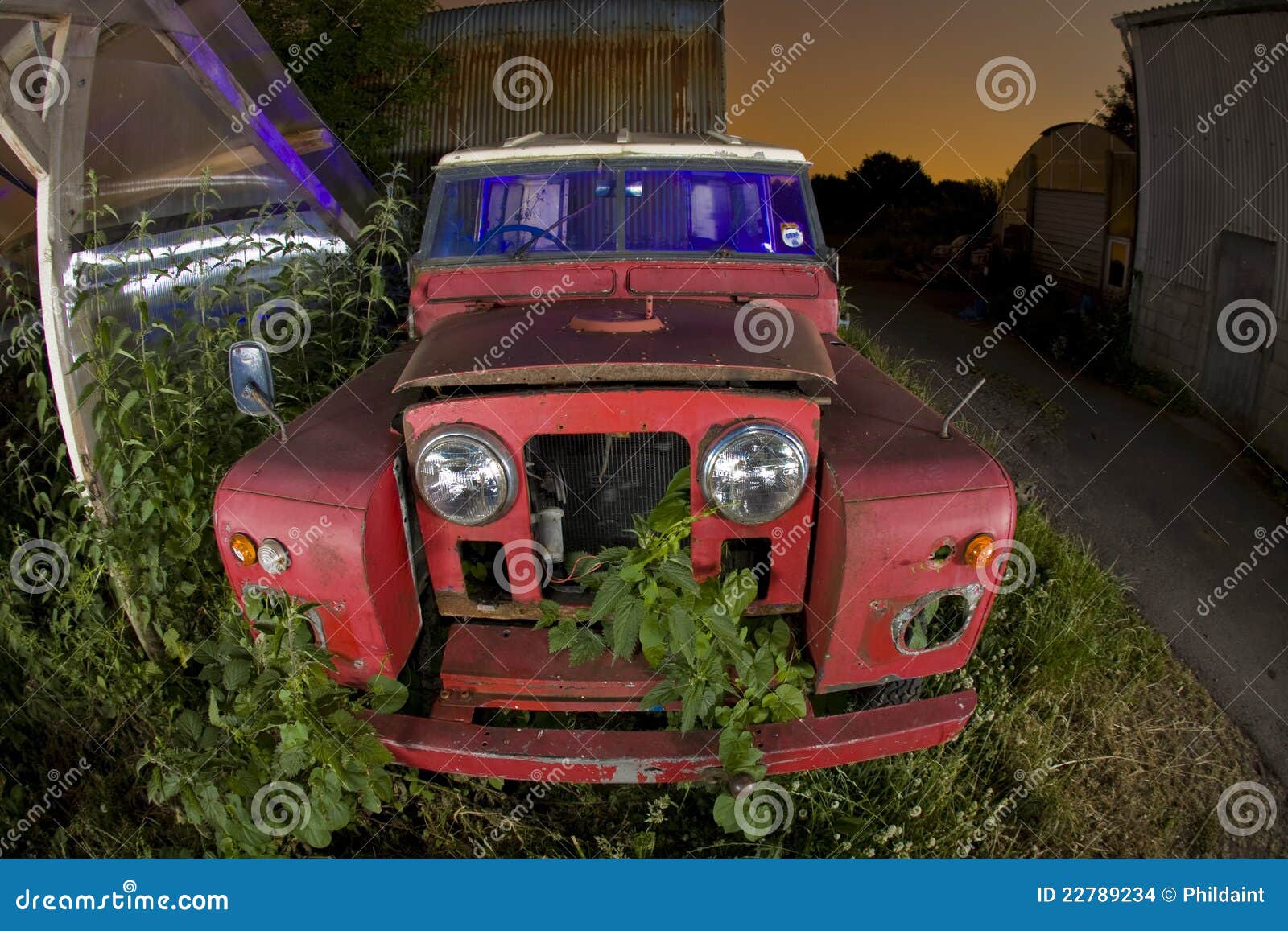 Derelict car stock photo. Image of derelict, decay, nettles - 22789234