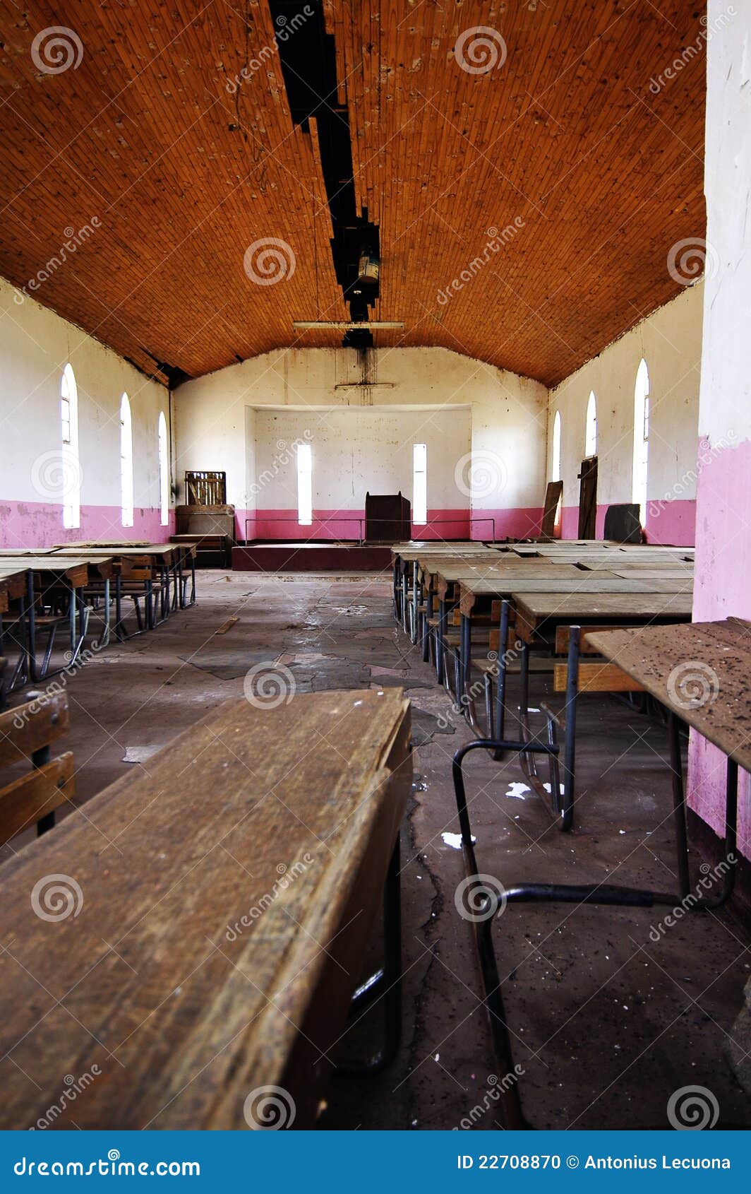 Derelict Curch hall stock photo. Image of chapel, learn - 22708870