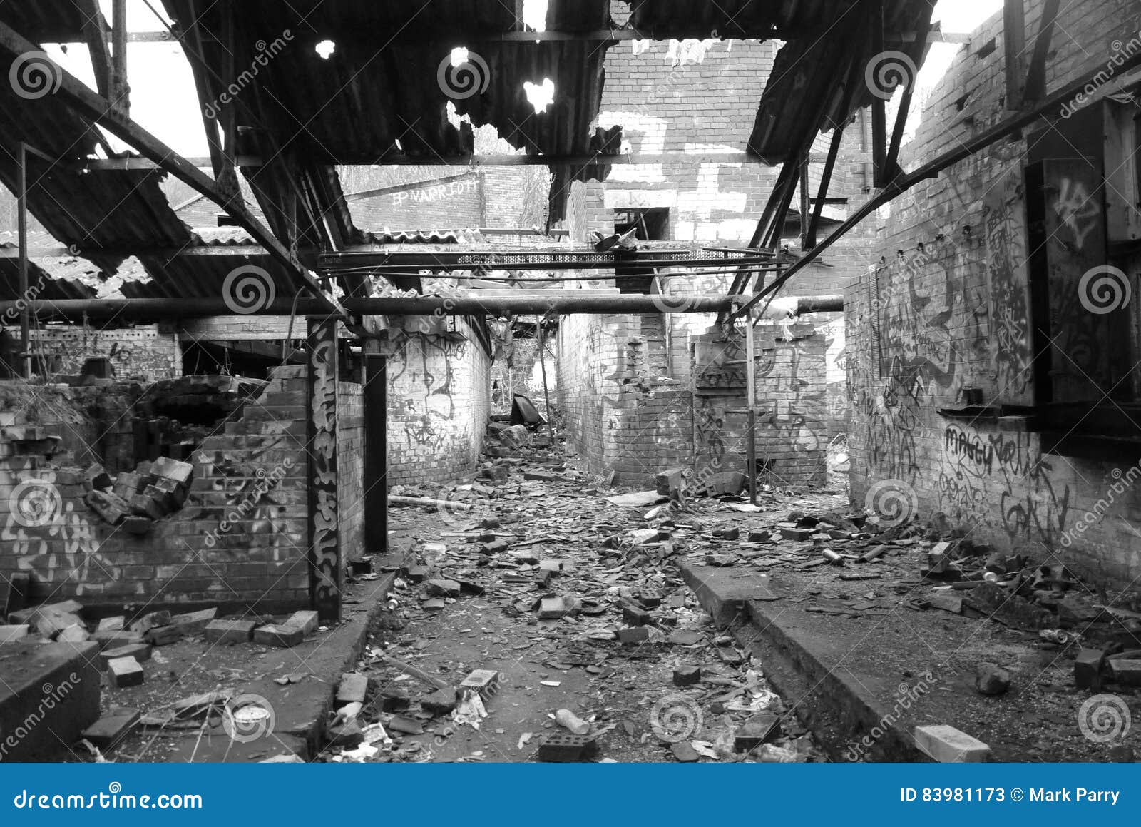 Derelict factory stock image. Image of factory, urban - 83981173