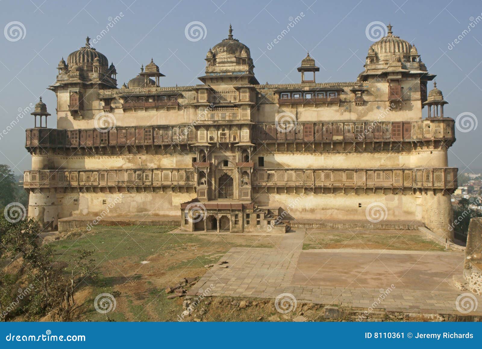 Derelict Indian Palace stock image. Image of architecture - 8110361