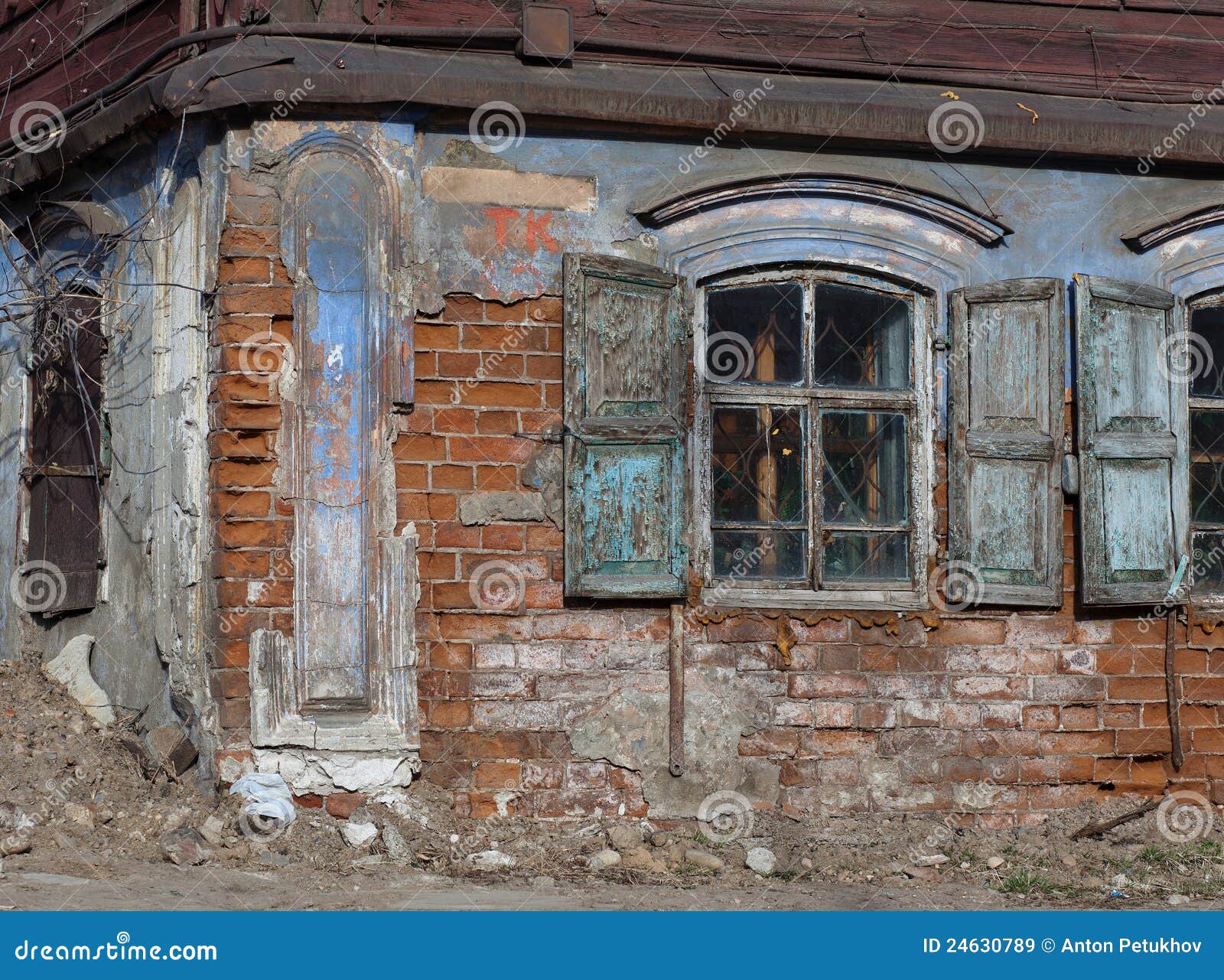 Derelict old building stock image. Image of outside, ruined - 24630789