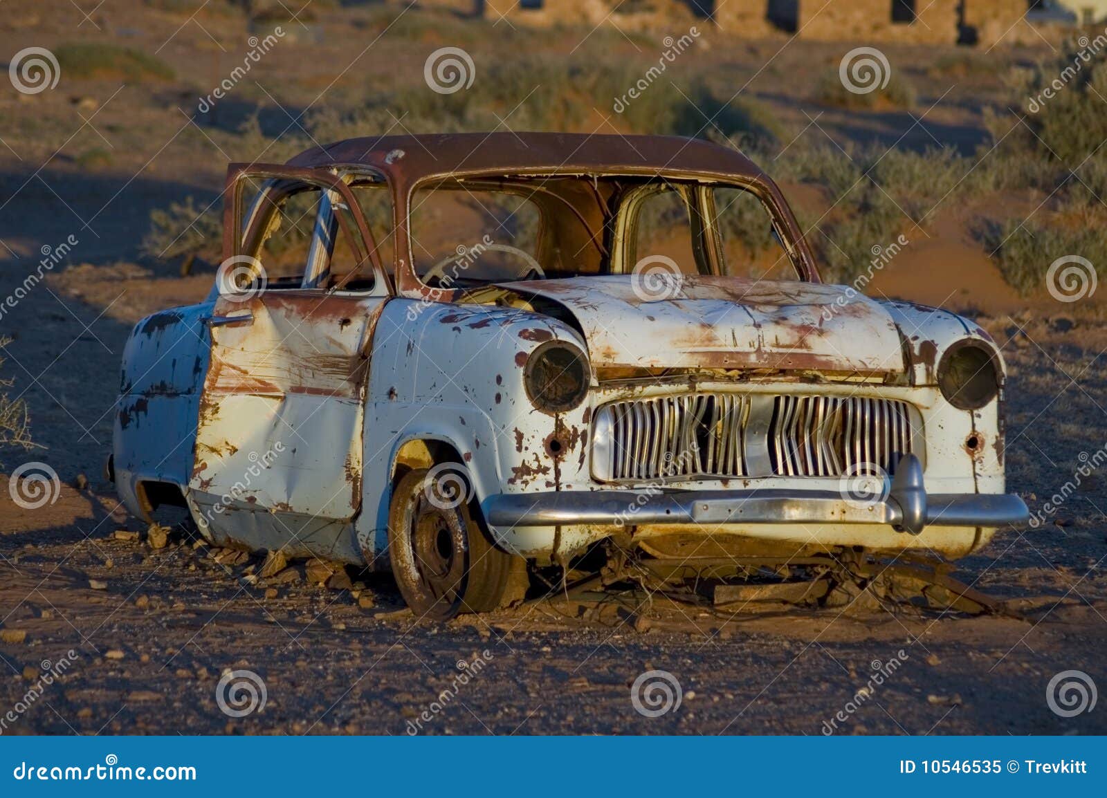 Derelict old car stock image. Image of outback, used - 10546535