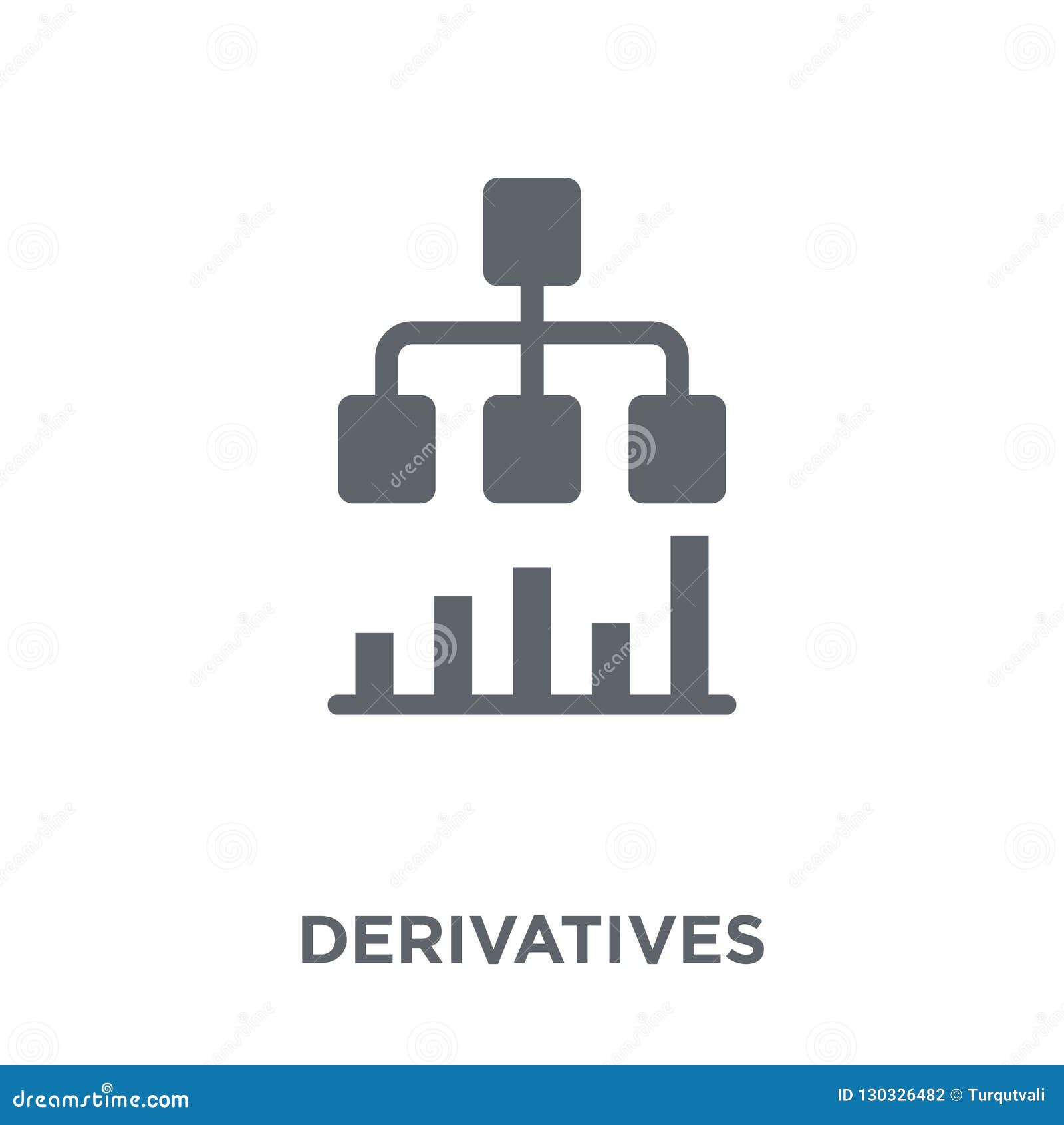 Derivatives Icon. Trendy Derivatives Logo Concept On White Background ...