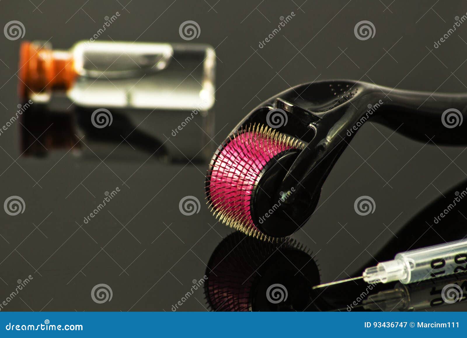Dermaroller for Medical Micro Needling Therapy Stock Image - Image of ...