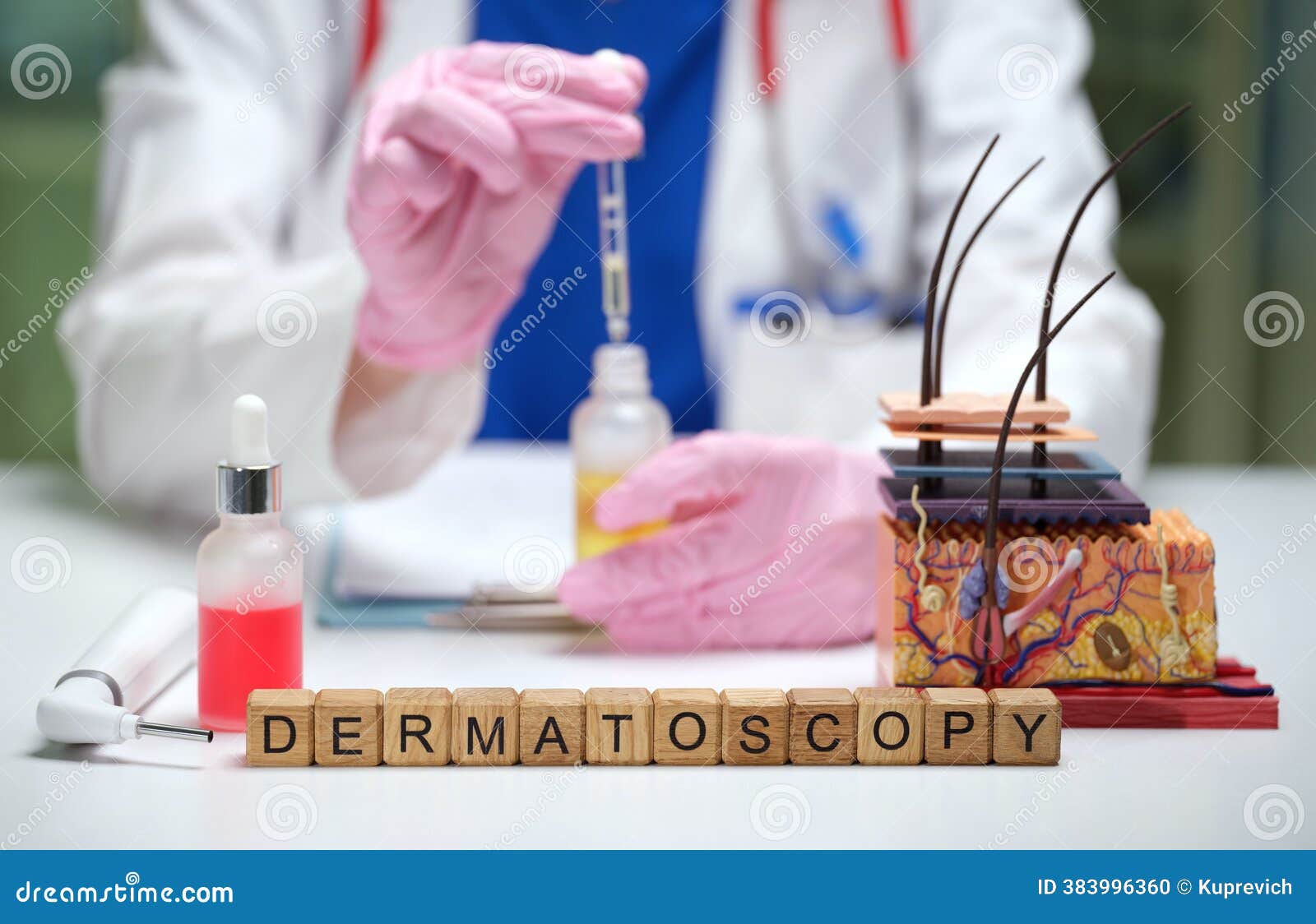 Dermatoscopy Of Skin Lesions And Moles With Dermatoscope For Preventing ...