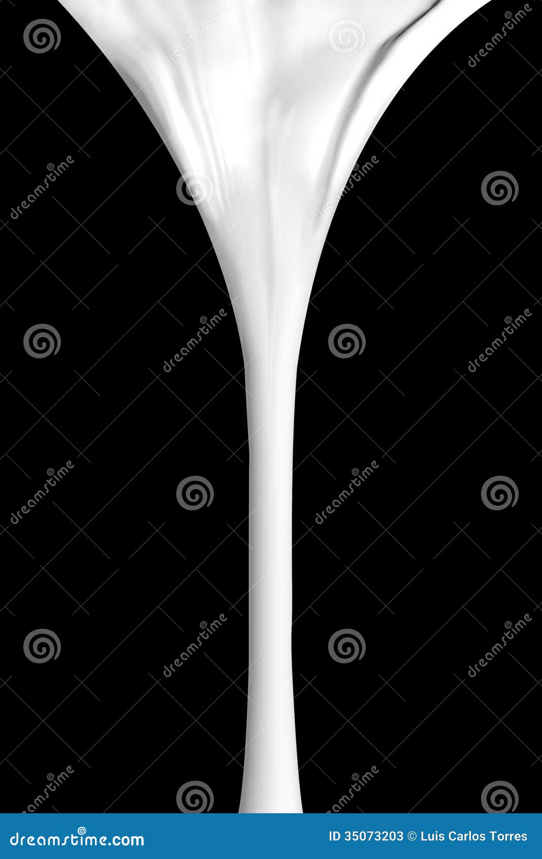 Derramando la tinta (3D) stock de ilustración. Ilustración de aislado ...