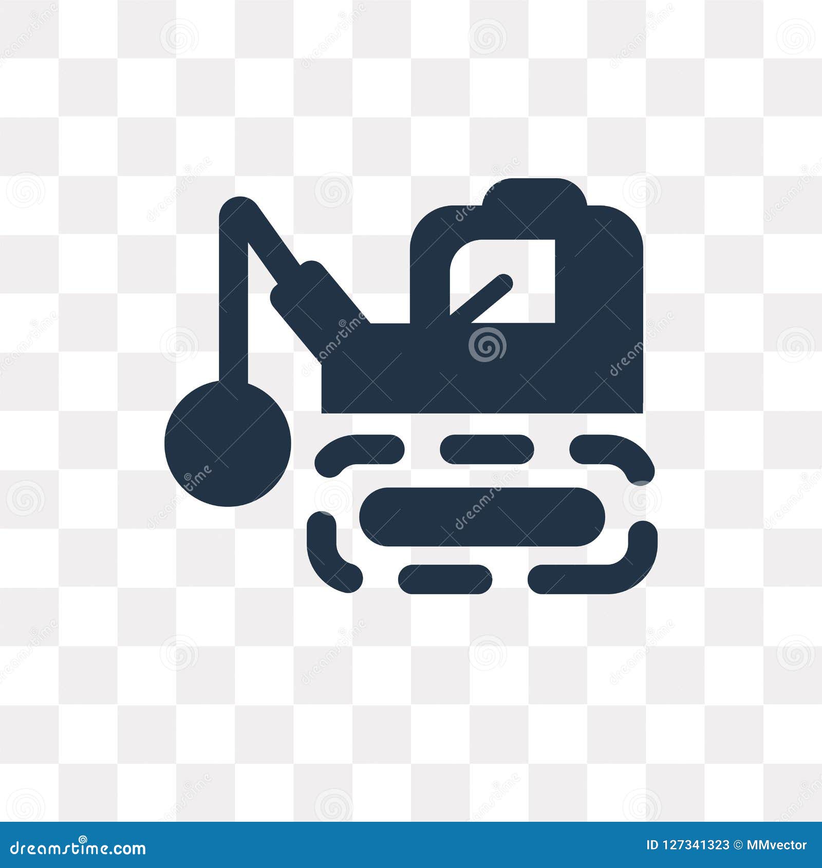 Derrick With Ball Vector Icon On White Background. Flat Vector Derrick ...