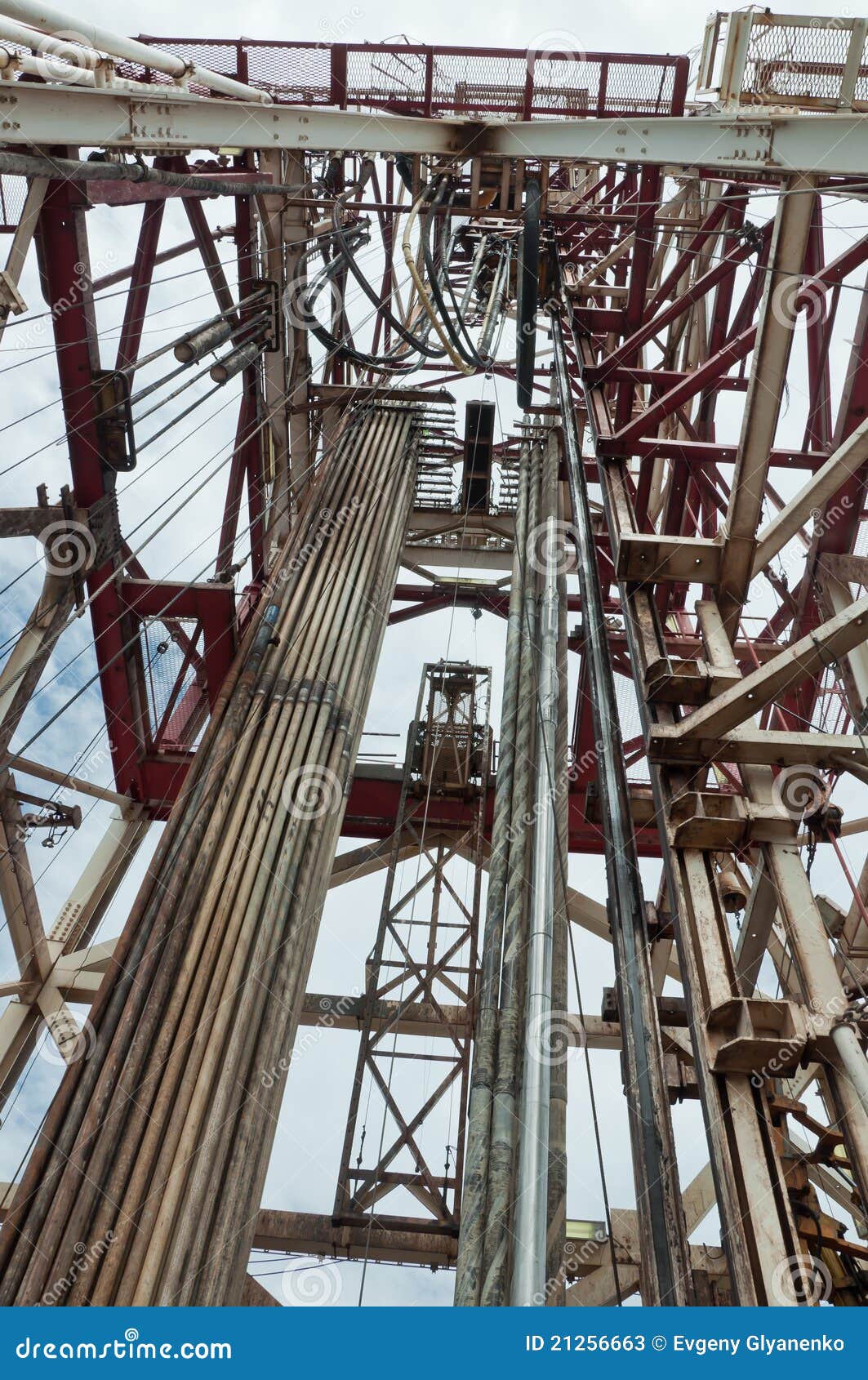 Derrick of Drilling Unit stock image. Image of derrick - 21256663