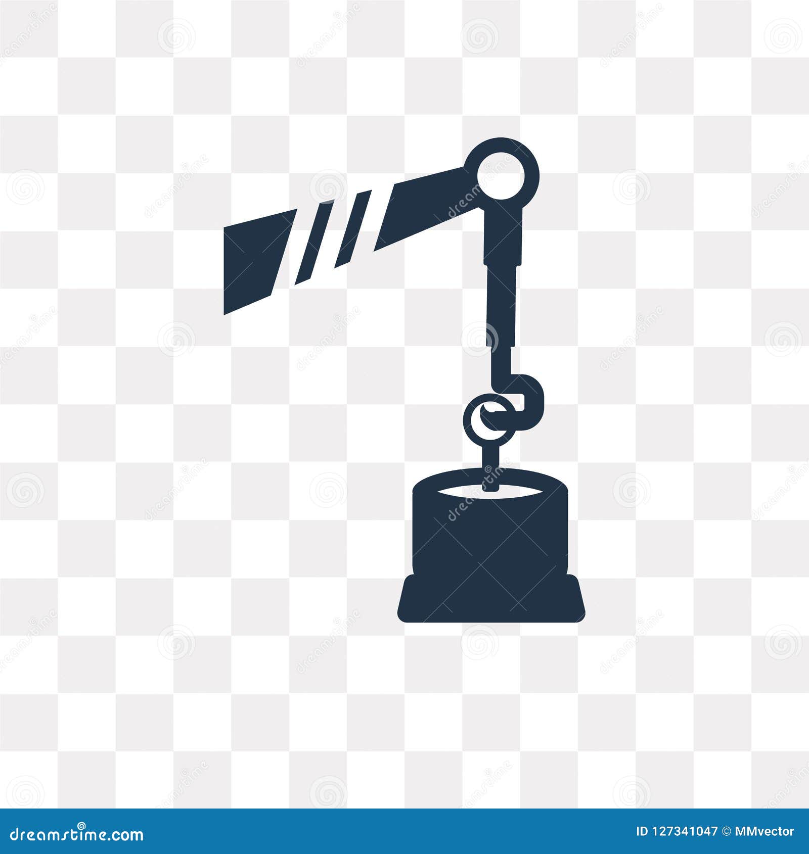 Derrick With Load Vector Icon On White Background. Flat Vector Derrick ...