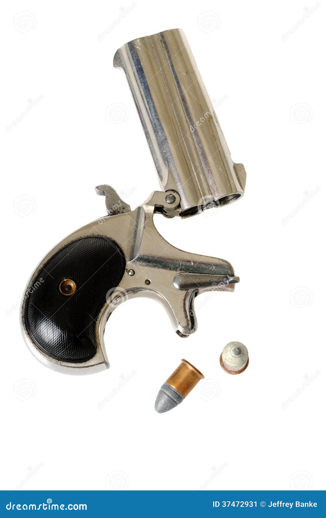 Derringer stock image. Image of ammunition, shoot, semiautomatic - 37472931