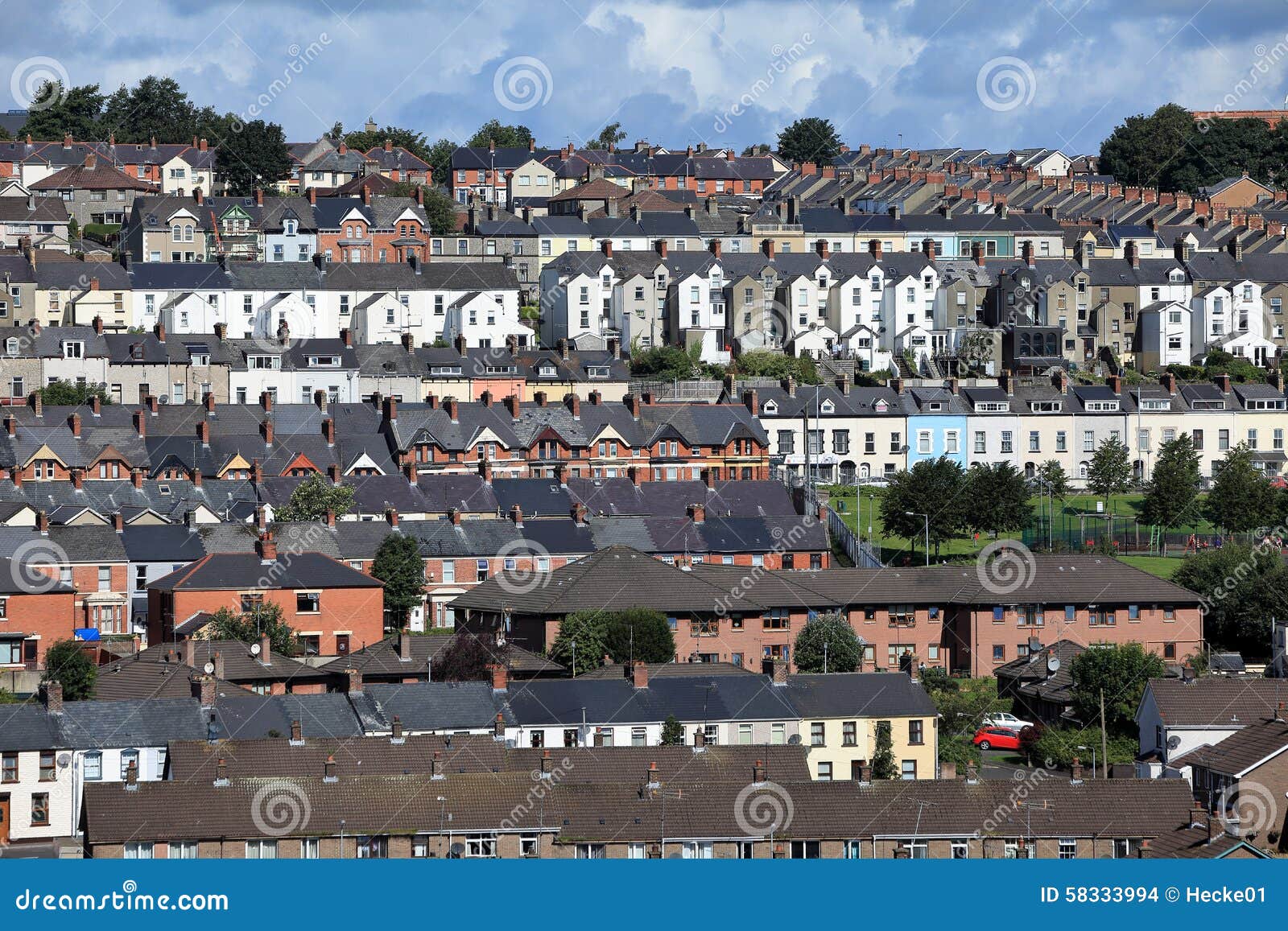 Derry in Ireland stock photo. Image of united, northern - 58333994
