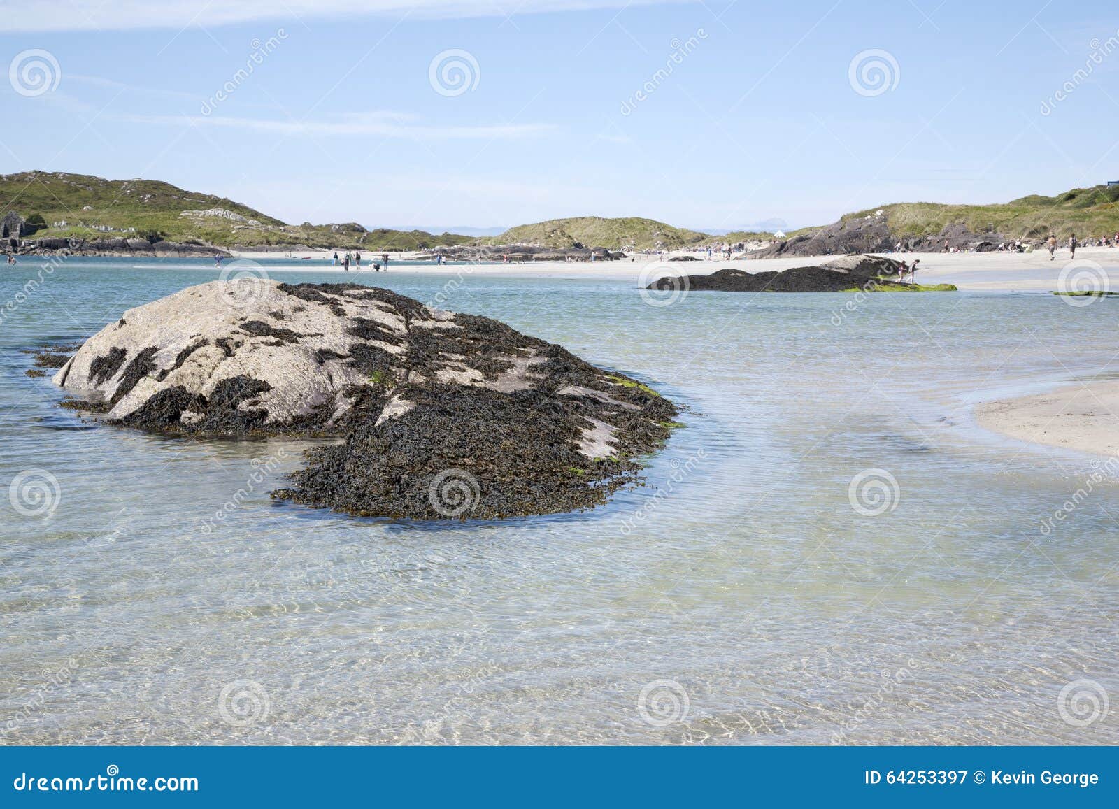 Derrymore Bay Beach; Waterville Stock Image - Image of seashore, county ...