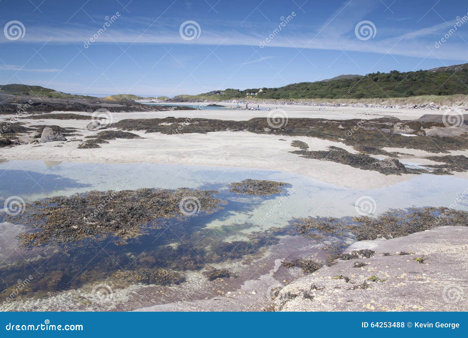 Derrymore Bay Beach; Waterville Stock Photo - Image of seashore, kerry ...