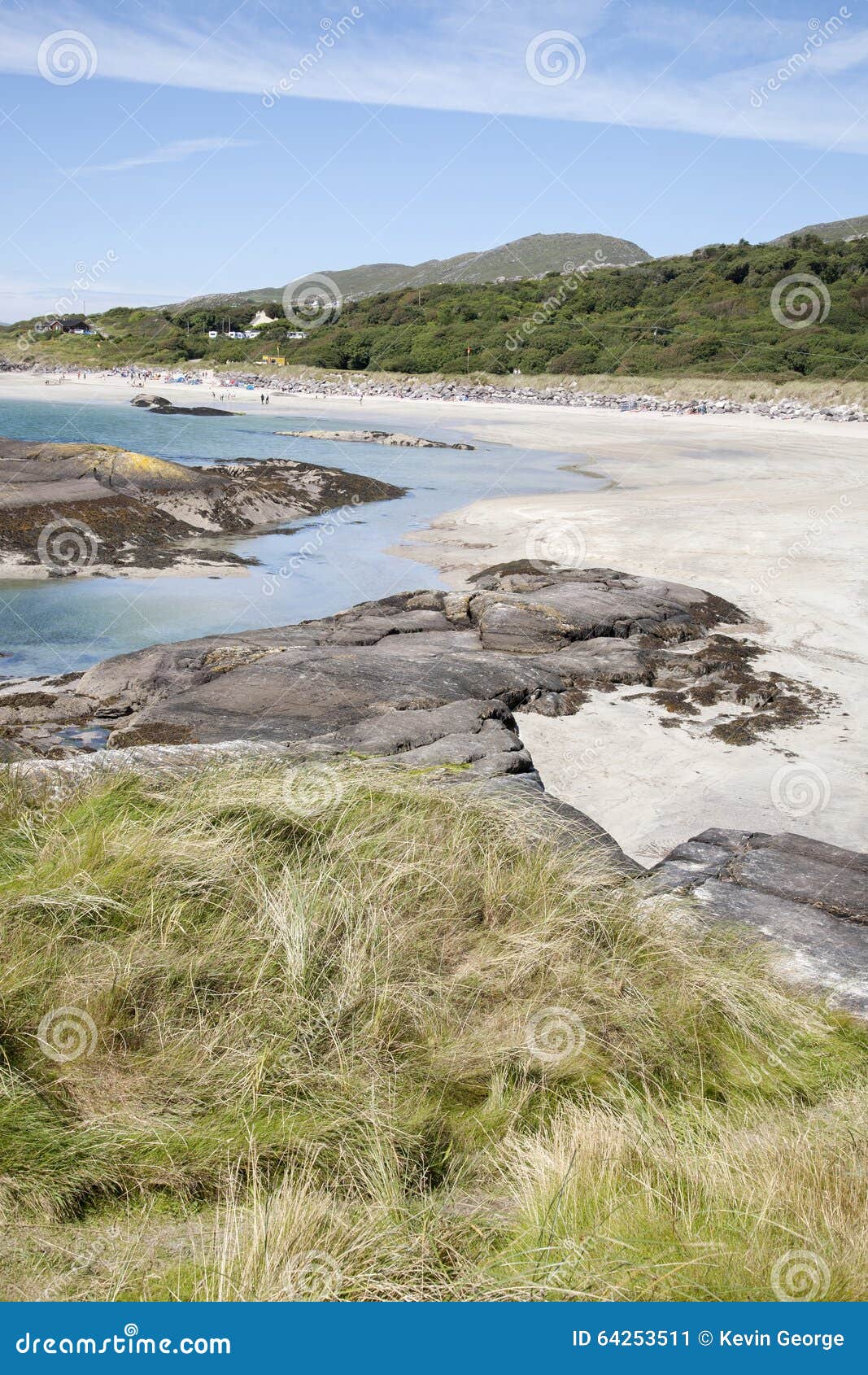 Derrymore Bay Beach; Waterville Stock Image - Image of waterville ...