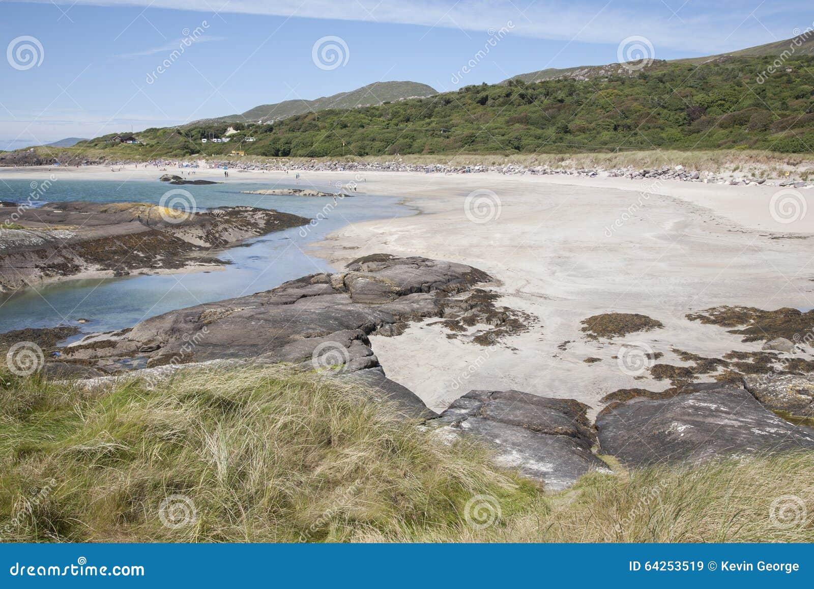 Derrymore Bay Beach; Waterville Stock Image - Image of county, seashore ...
