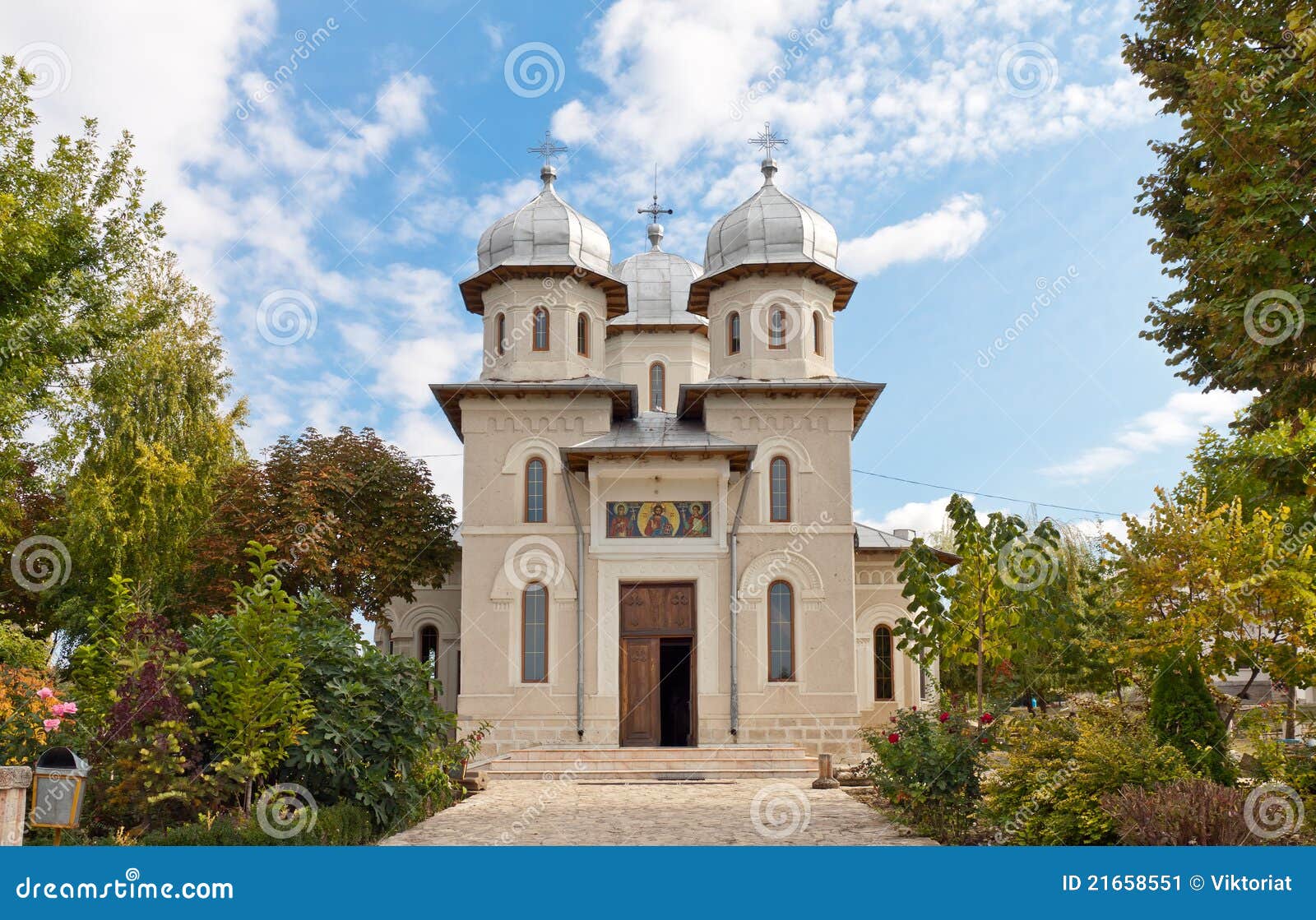 Dervent Monastery, Romania stock image. Image of romania - 21658551
