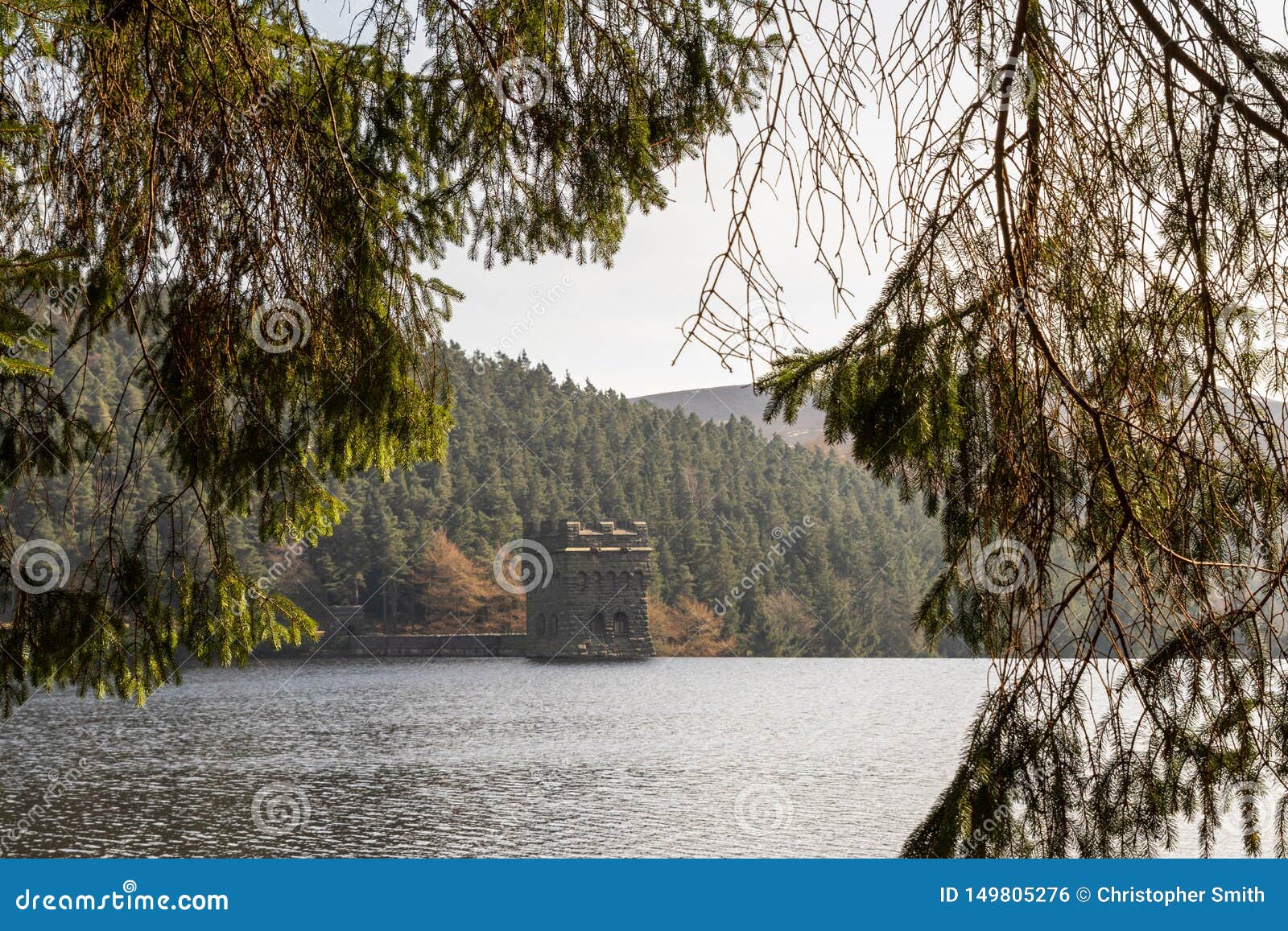 Derwent reservoir stock photo. Image of reflection, dambusters - 149805276