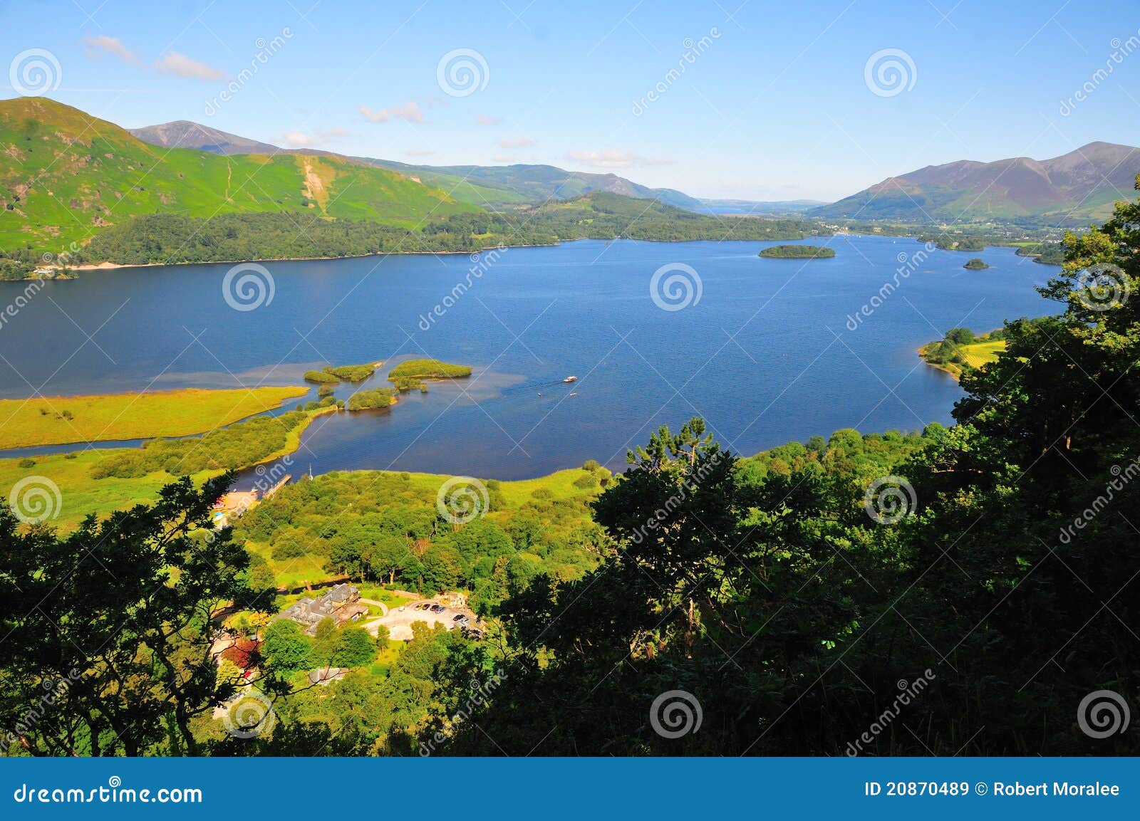 Derwentwater. stock image. Image of district, tourist - 20870489