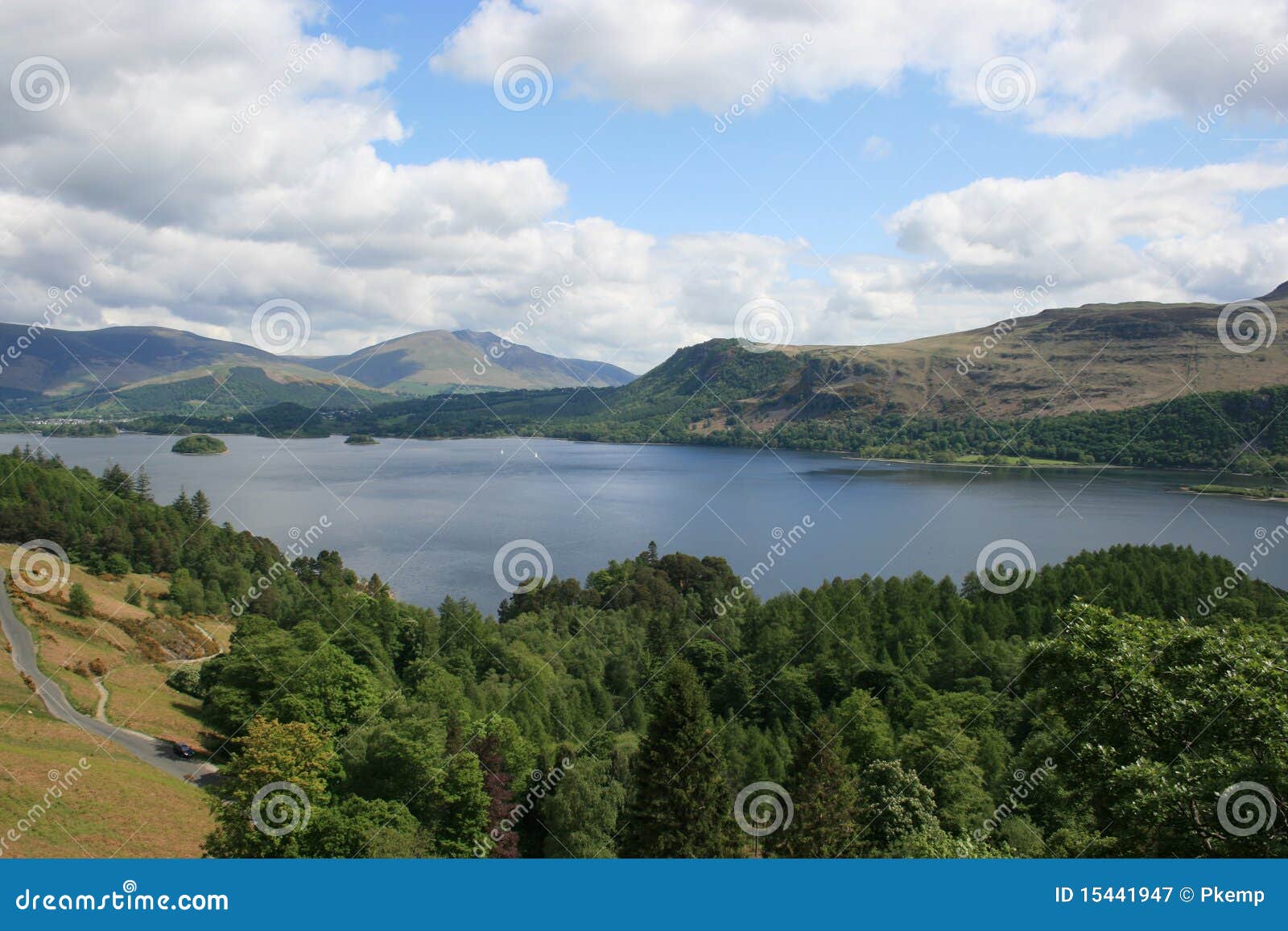 Derwentwater in the Lake District Stock Image - Image of walk, trek ...