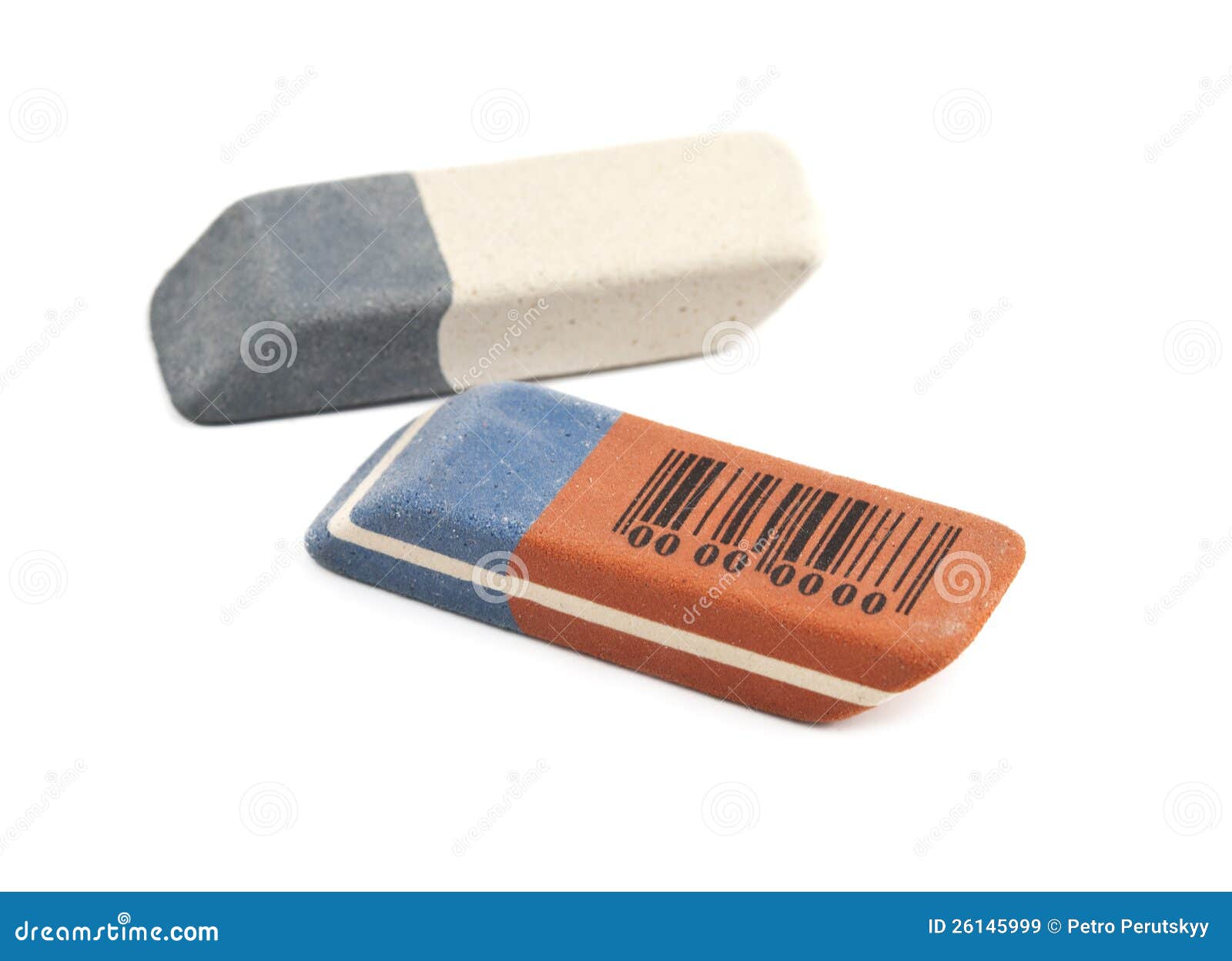 Des Gommes à Effacer Est Isolées Images libres de droits - Image: 26145999